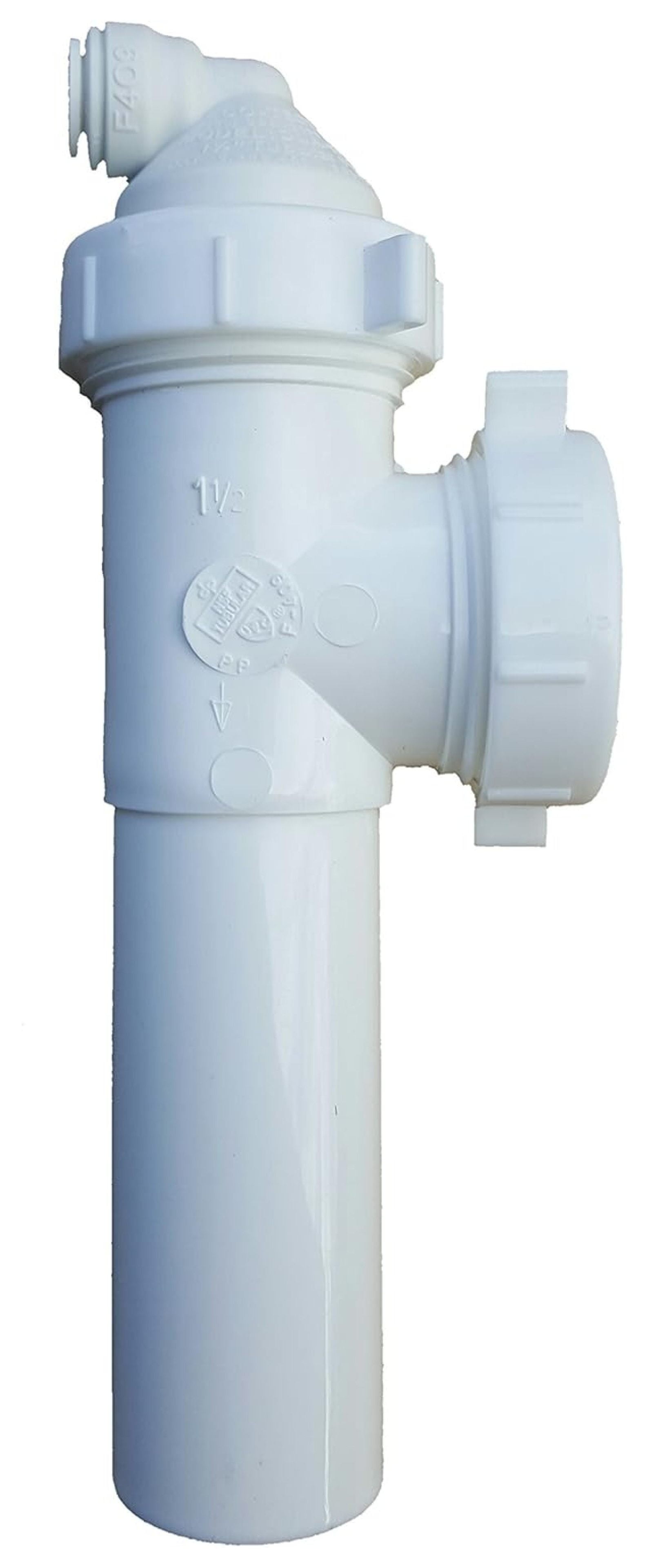 Eco-Tech 9-25QC Reverse Osmosis RO Drain Line Adapter, 1/4" Quick ...