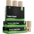 Eco Toilet Paper, 12 Rolls, 3-Ply, 300 Sheets, Unbleached , -, -, Vegan ...