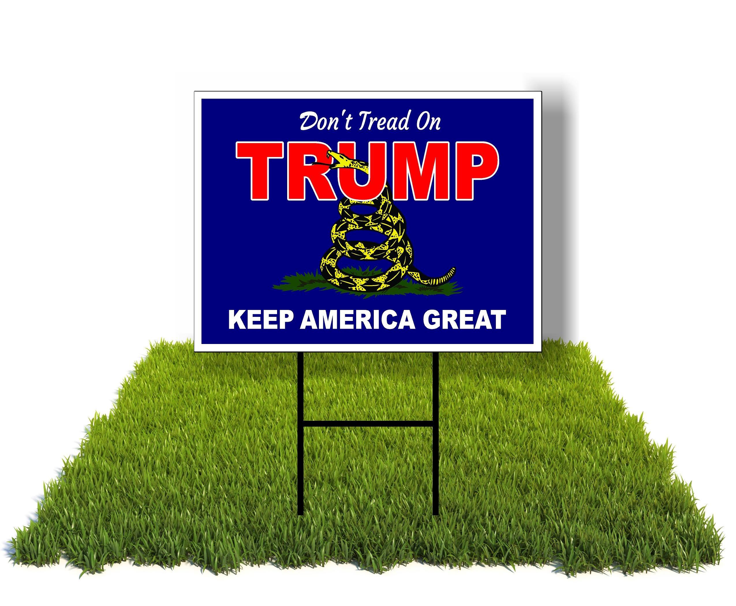 Eco Trump Don't Tread On Trump Donald Keep America Great MAGA 1 Double ...