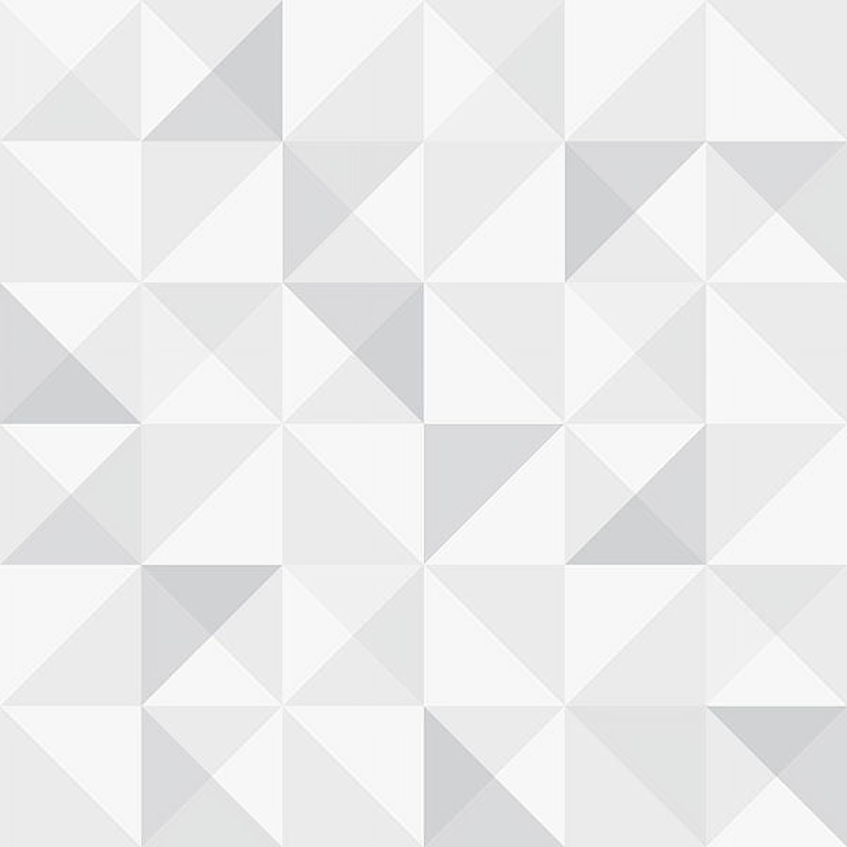 Eco Wallpaper Dabria White Geometric Wallpaper - Walmart.com