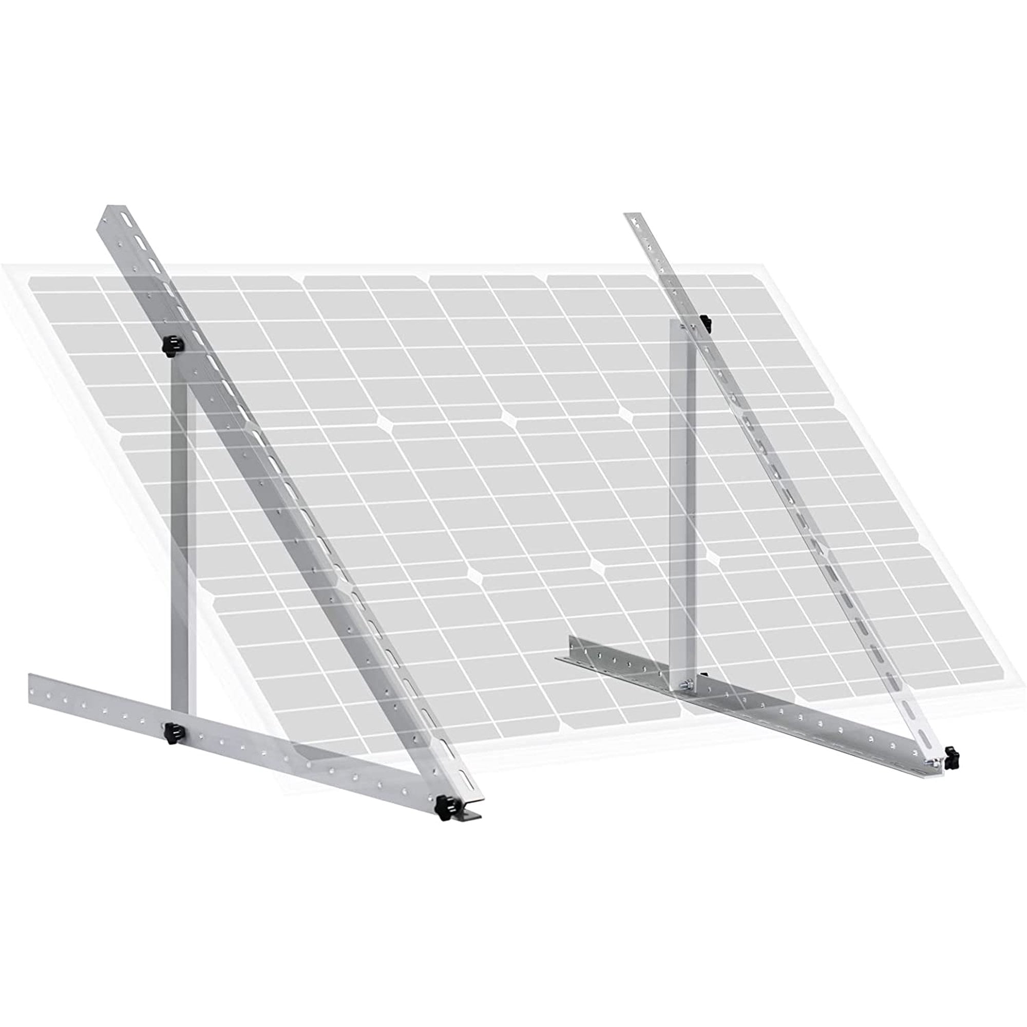 Eco-Worthy 28'' Stainless Steel Adjustable Solar Panel Tilt Mount Mounting Rack Bracket Set for ...