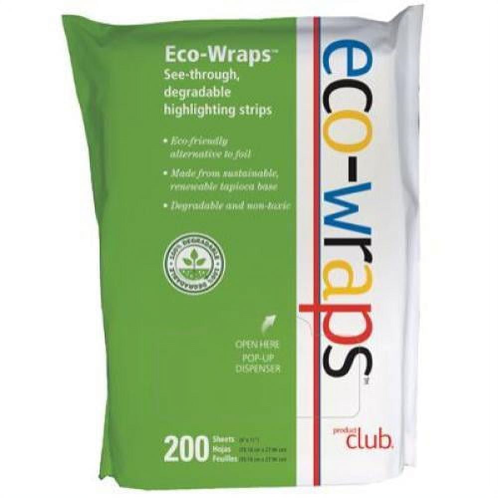 Eco-Wraps See-through Degradable Highlighting Strips - 200 Sheets ...