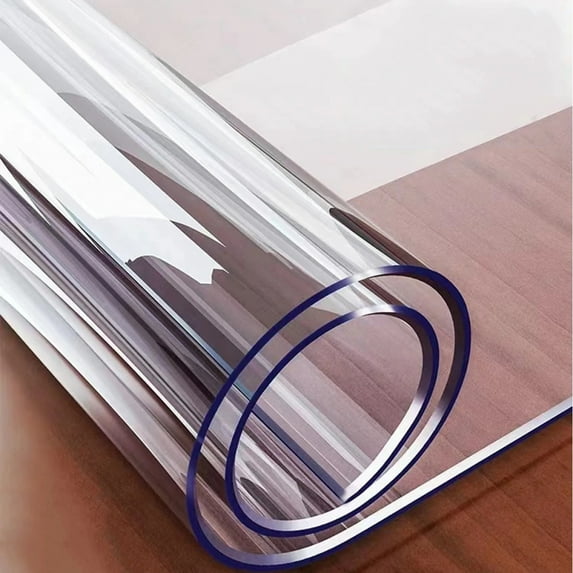 Eco-friendly PVC Clear Tablecloth Protector, 1.0mm Thick Plastic ...