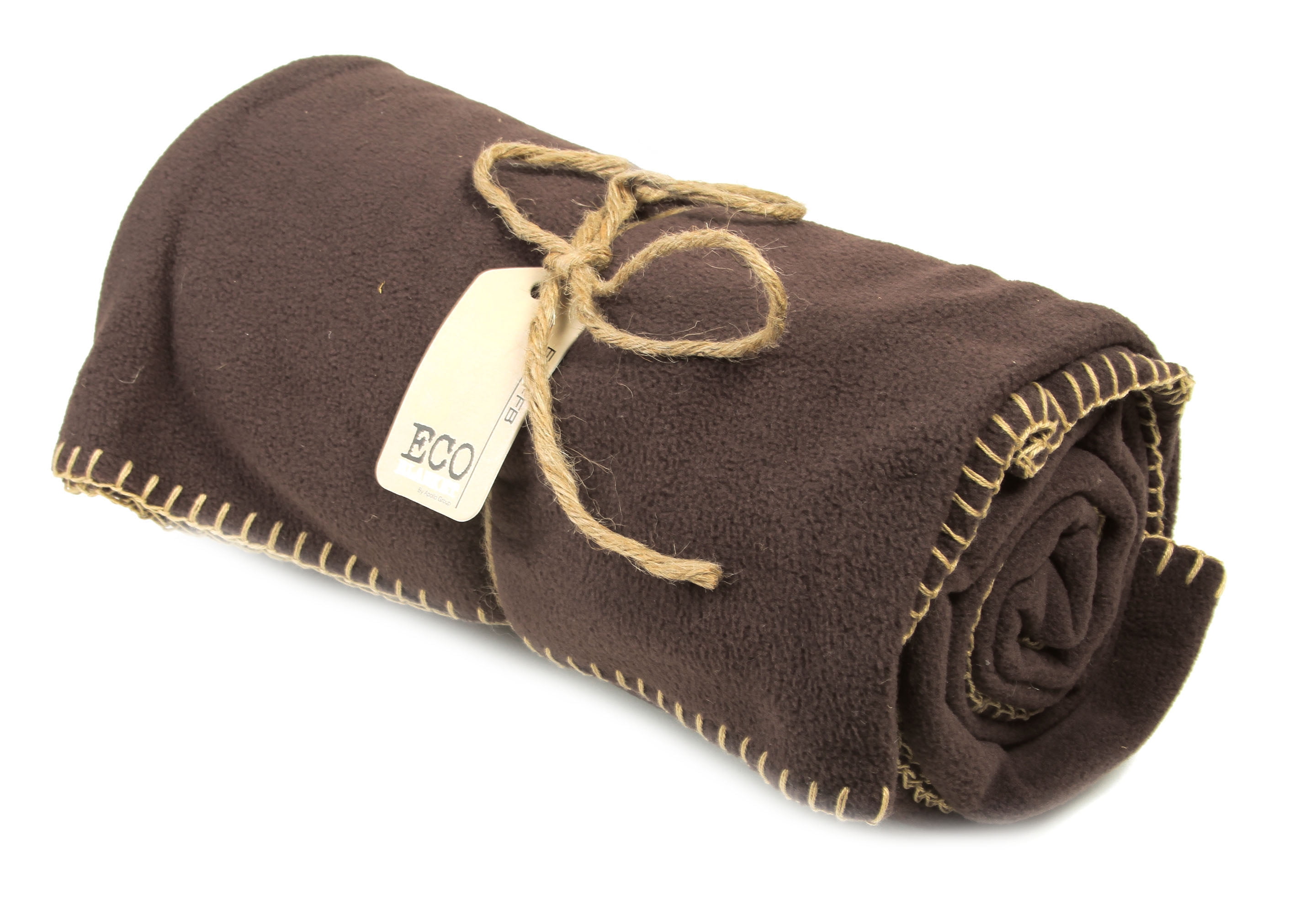 Eco-friendly Recycled Polyester Throw Blanket 50" x 60", Brown ...