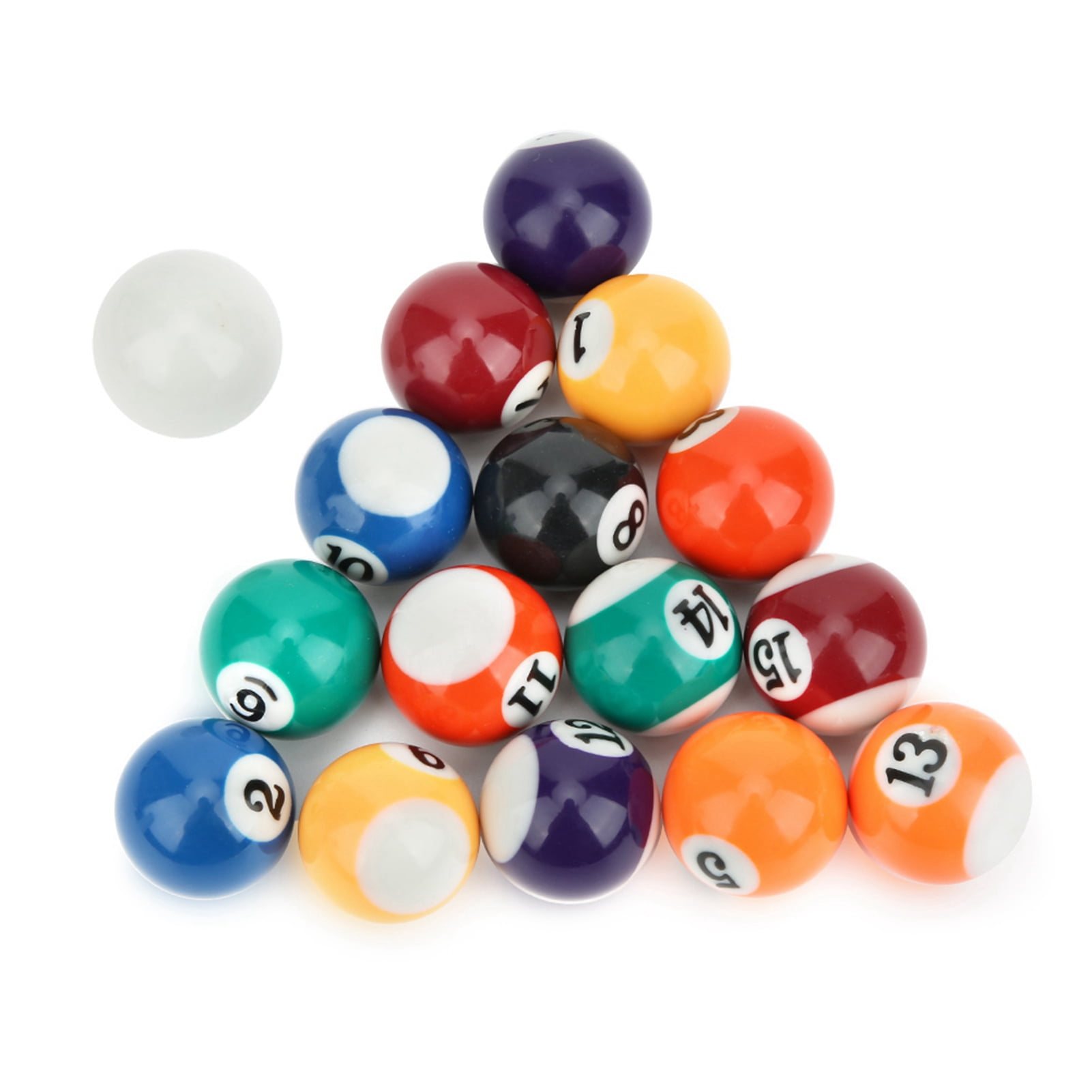 Eco-friendly Resin Mini Children Billiard Ball Toy Pool Table Accessory ...