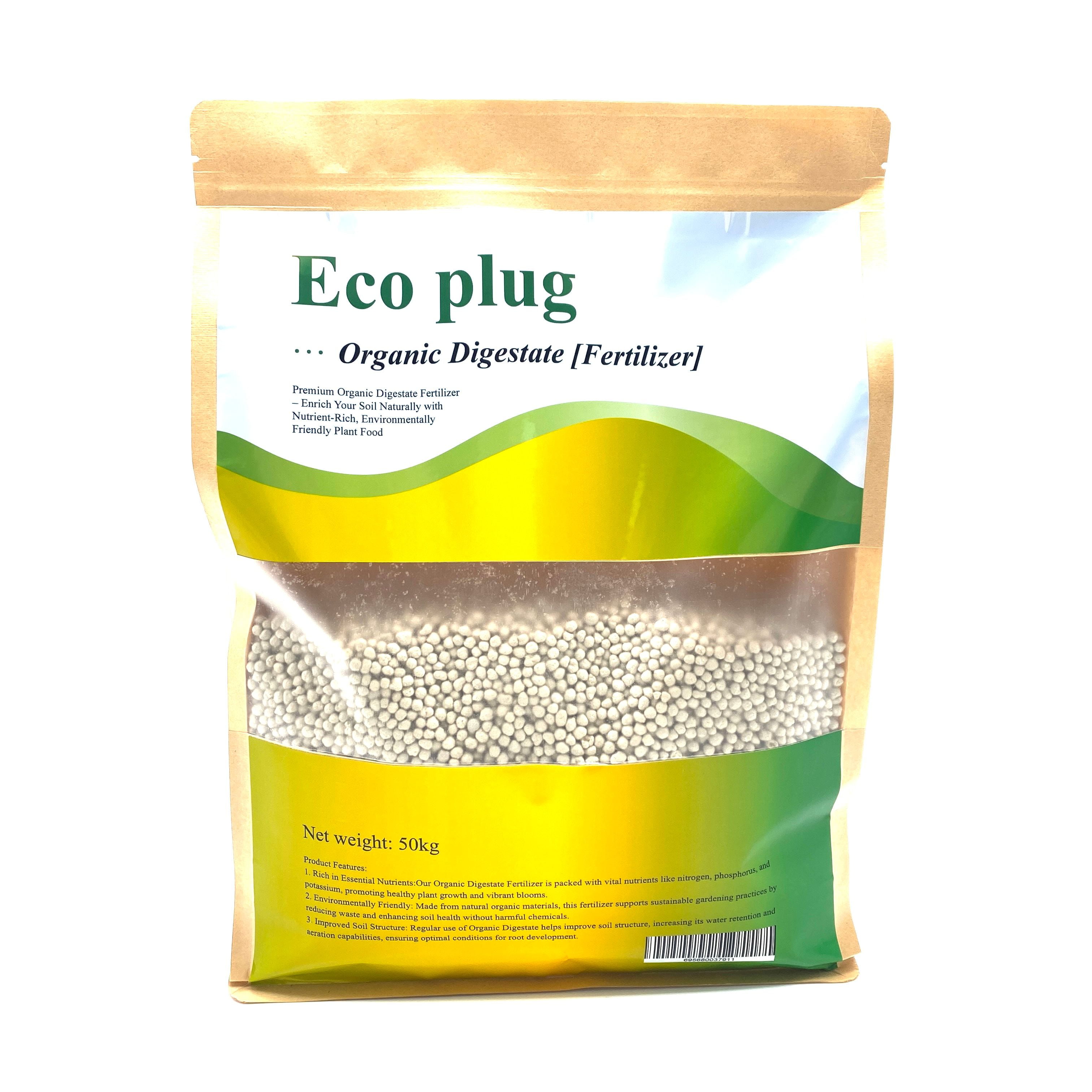 Eco plug Organic Digestate [Fertilizer] Enrich Your Soil Naturally with ...