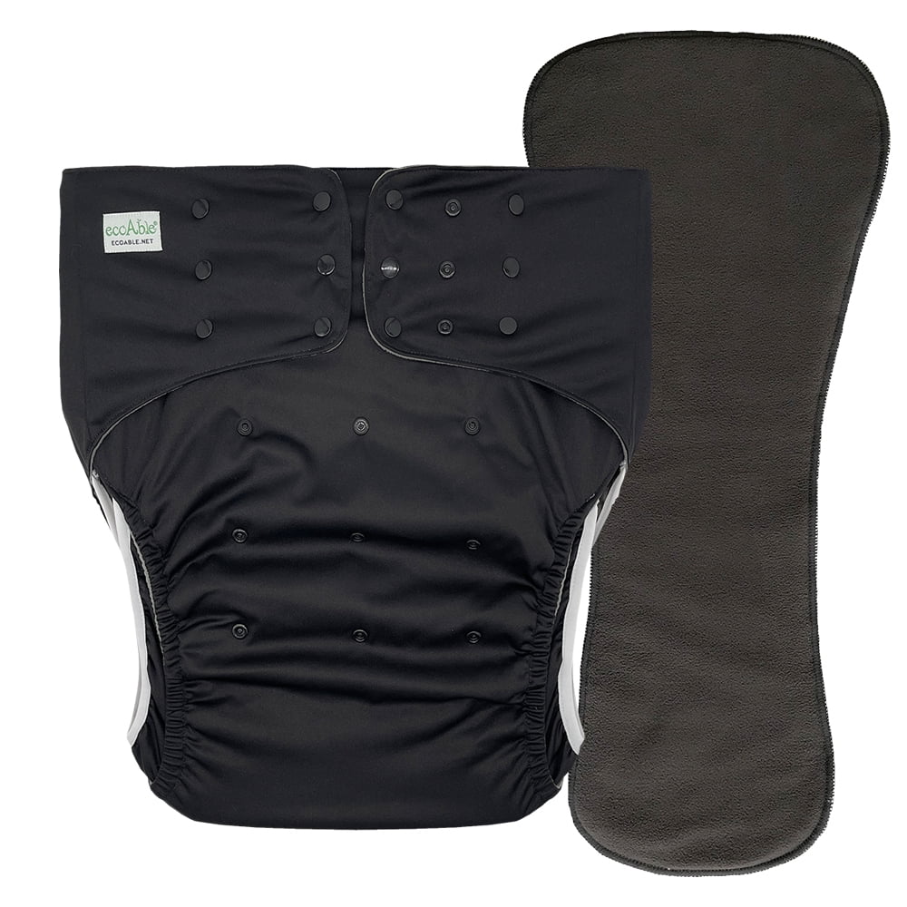 EcoAble Adult Pocket Cloth Diaper 2.0: Incontinence Protection Briefs ...