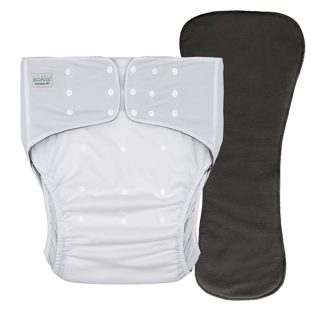 EcoAble Adult Pocket Cloth Diaper 2.0: Incontinence Protection Briefs ...
