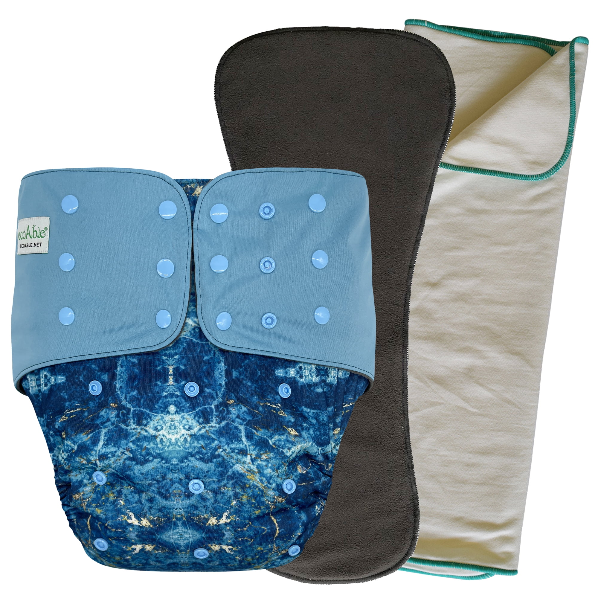 EcoAble Adult Pocket Cloth Diaper 2.0: Incontinence Protection Briefs ...