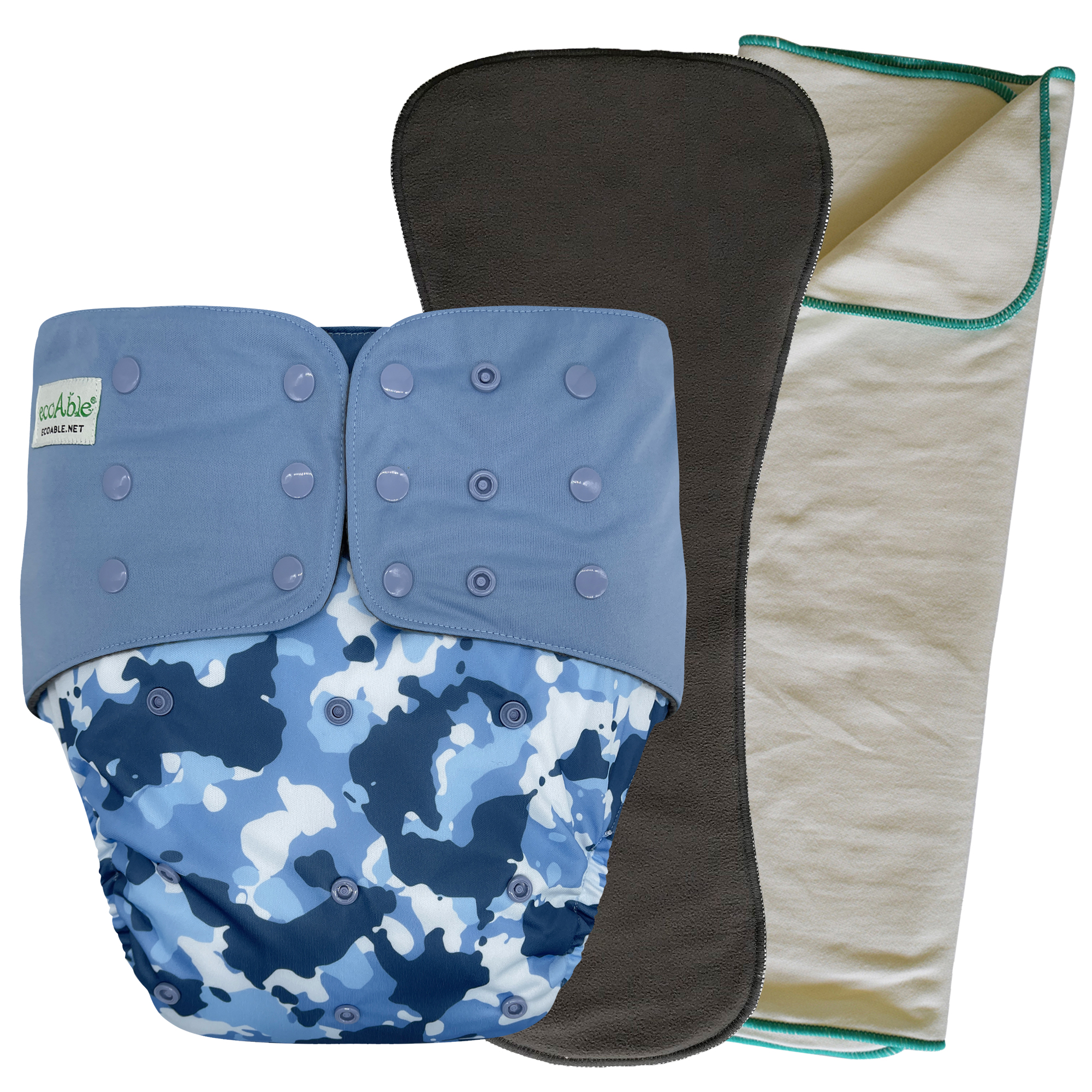 EcoAble Adult Pocket Cloth Diaper 2.0: Incontinence Protection Briefs ...
