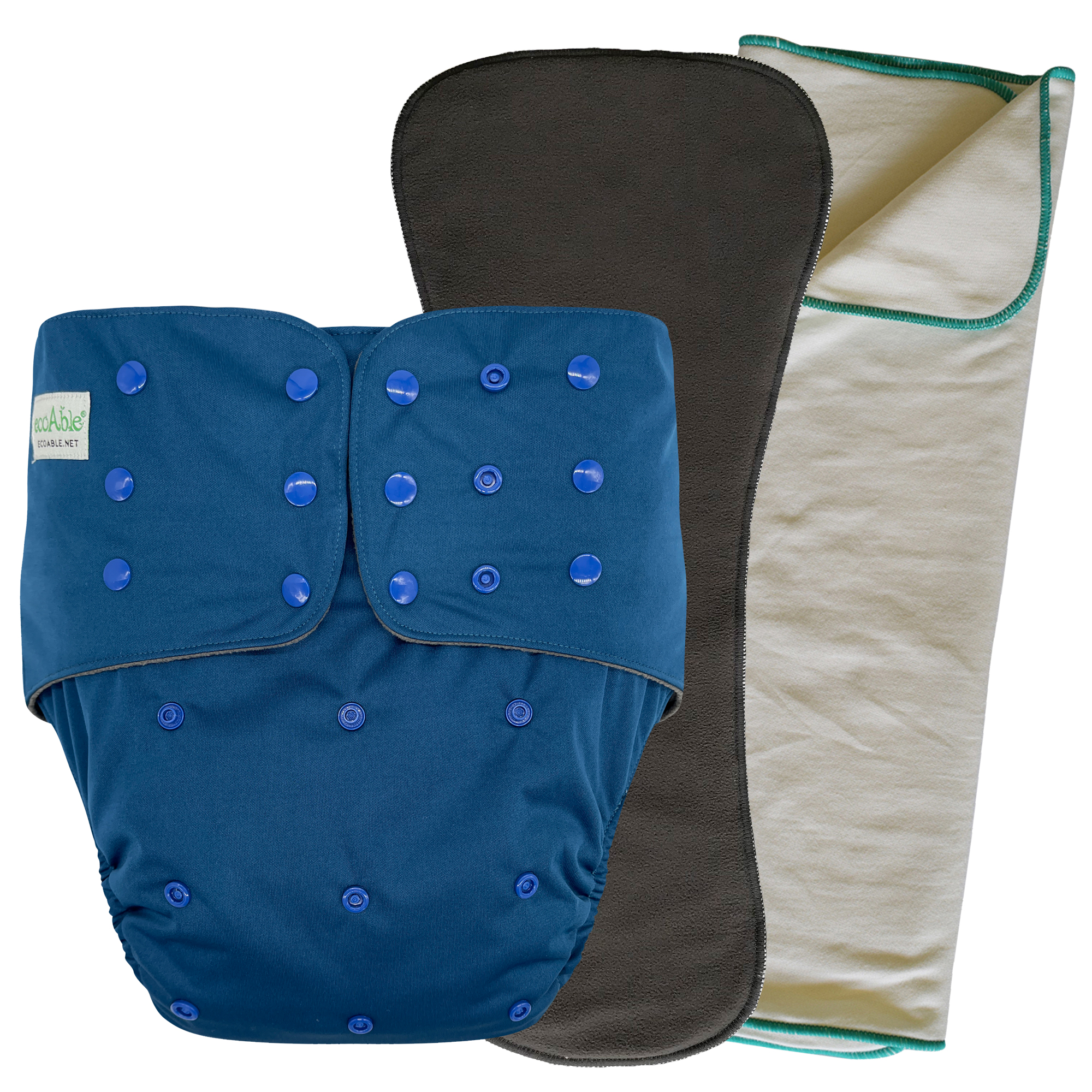 EcoAble Adult Pocket Cloth Diaper 2.0: Incontinence Protection Briefs ...