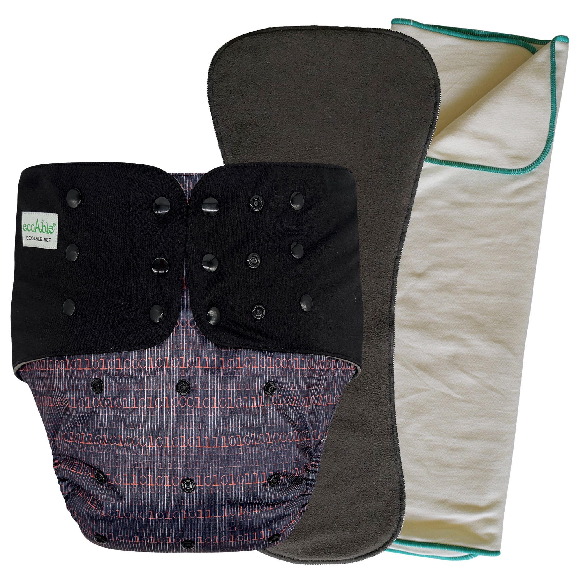 EcoAble Adult Pocket Cloth Diaper 2.0: Incontinence Protection Briefs ...