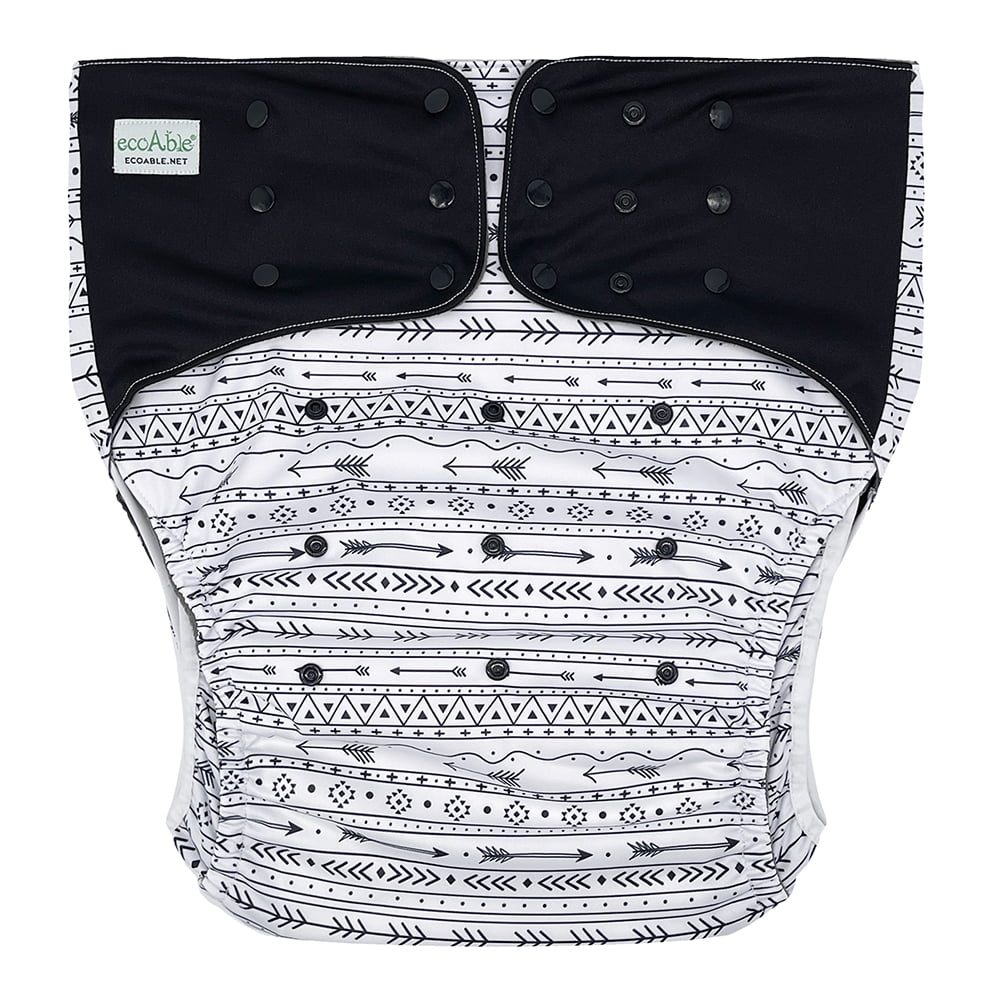 EcoAble Adult Pocket Cloth Diaper 2.0: Reusable Incontinence Protection ...