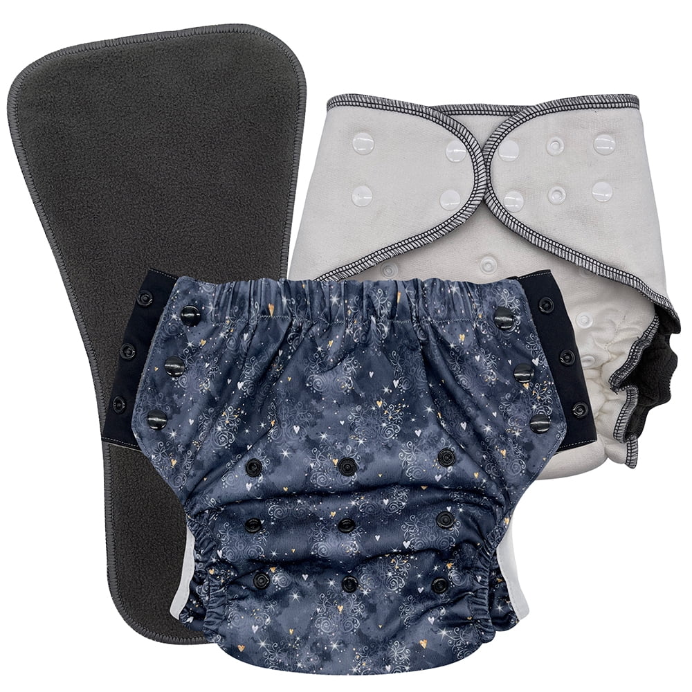 EcoAble Special Needs Kids' Incontinence Nighttime Diaper Set, Ages 6 ...