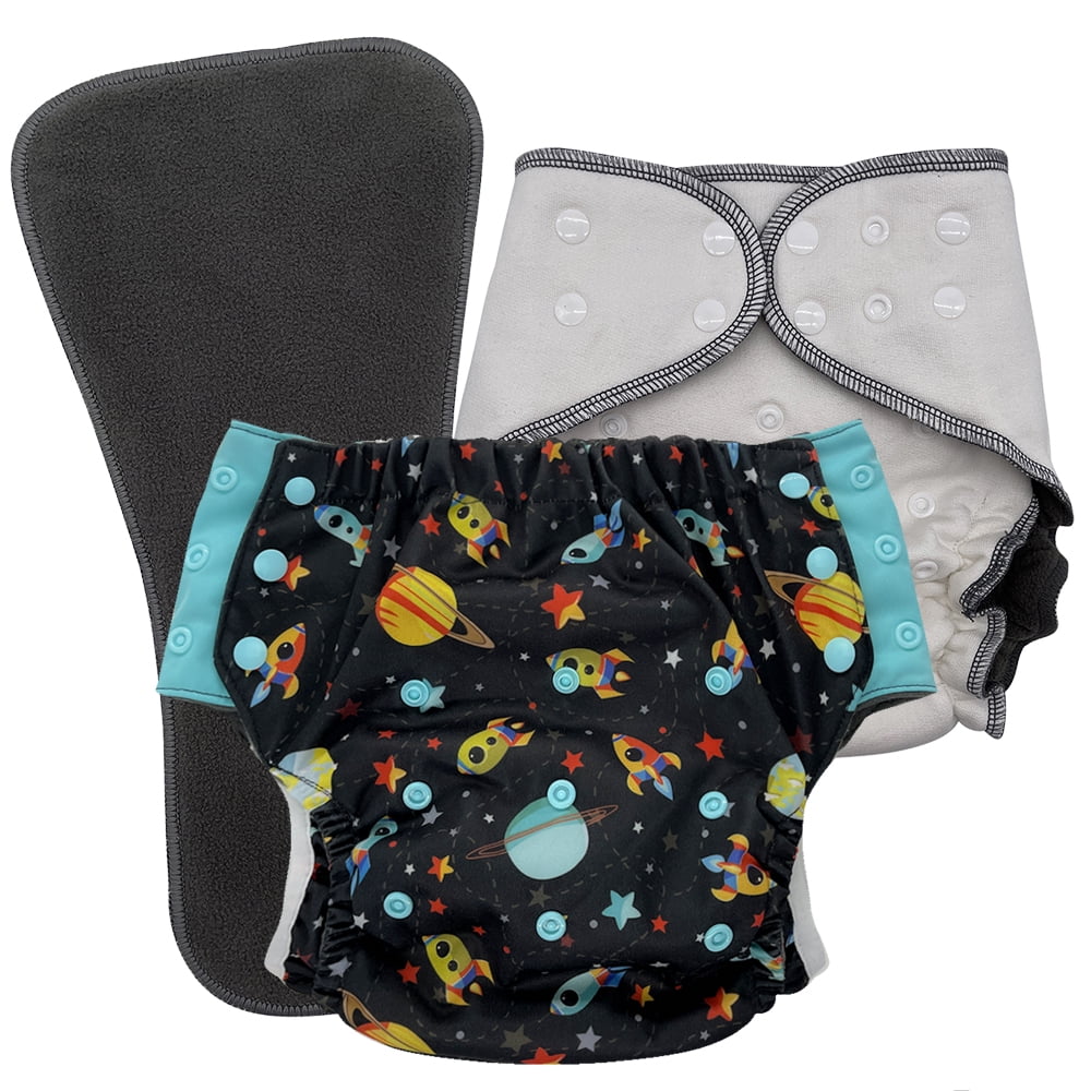 EcoAble Special Needs Kids' Incontinence Nighttime Diaper Set, Ages 6 ...