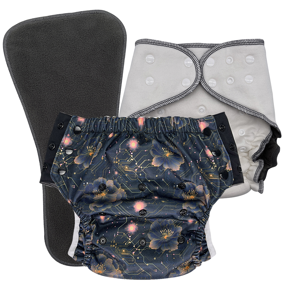 EcoAble Special Needs Kids' Incontinence Nighttime Diaper Set, Ages 6 ...