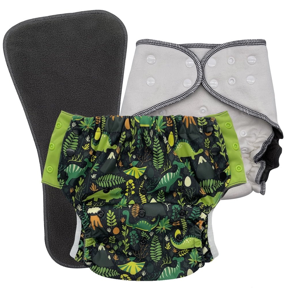 EcoAble Special Needs Kids' Incontinence Nighttime Diaper Set, Ages 6 ...