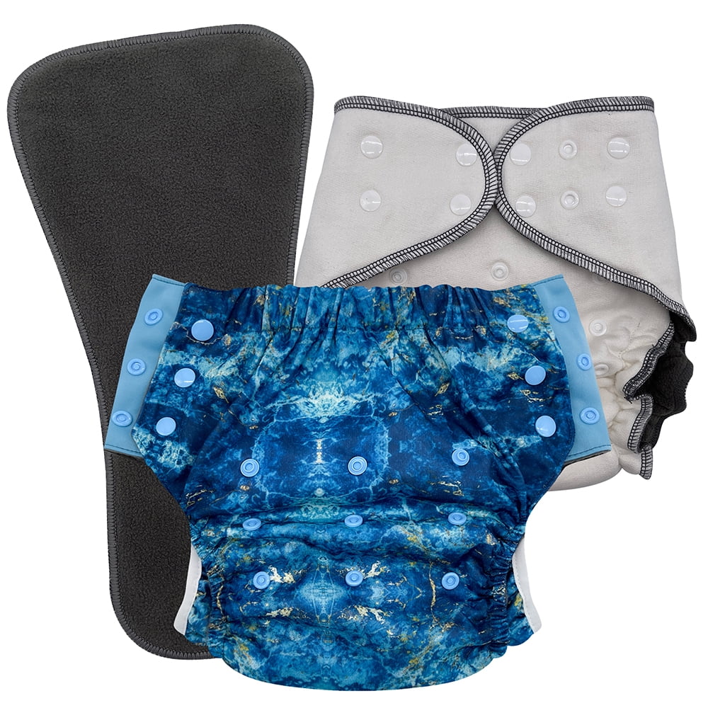 Reusable Cloth Incontinence Diaper for Kids 6–16, Overnight Absorbency ...