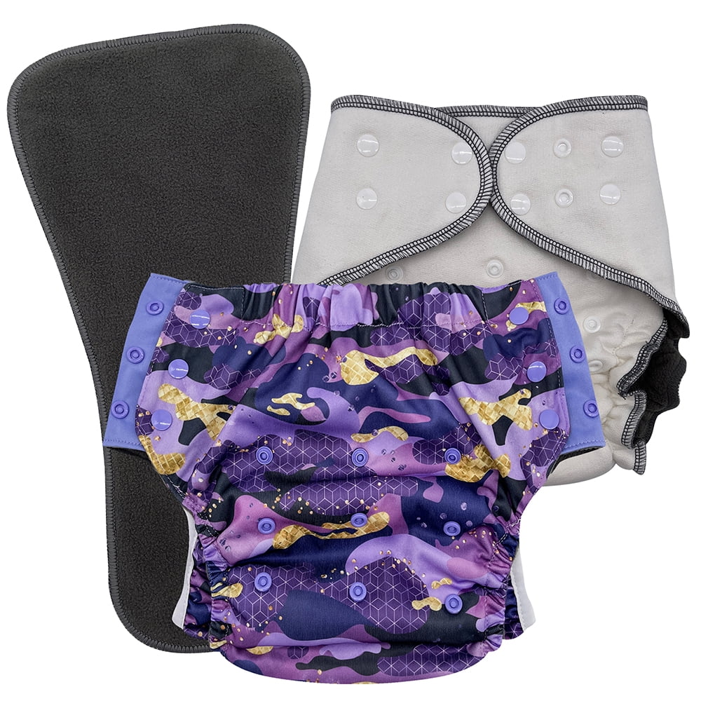 EcoAble Special Needs Kids' Incontinence Nighttime Diaper Set, Ages 6 ...