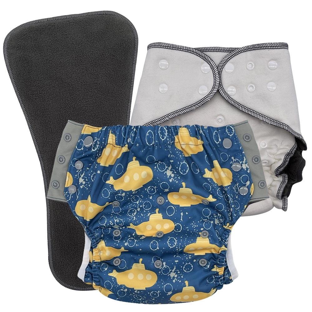 EcoAble Special Needs Kids' Incontinence Nighttime Diaper Set, Ages 6 ...