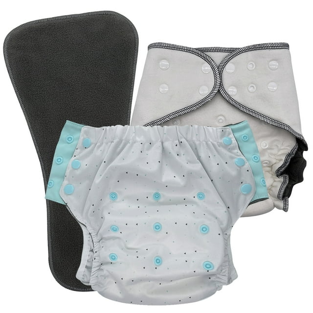 EcoAble Special Needs Kids' Incontinence Nighttime Diaper Set, Ages 6 ...