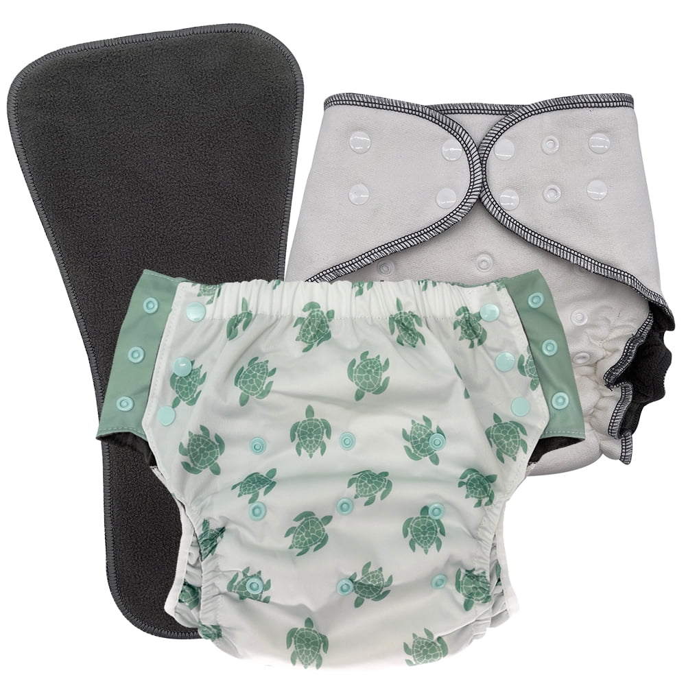 Reusable Cloth Incontinence Diaper for Kids 6–16, Overnight Absorbency ...