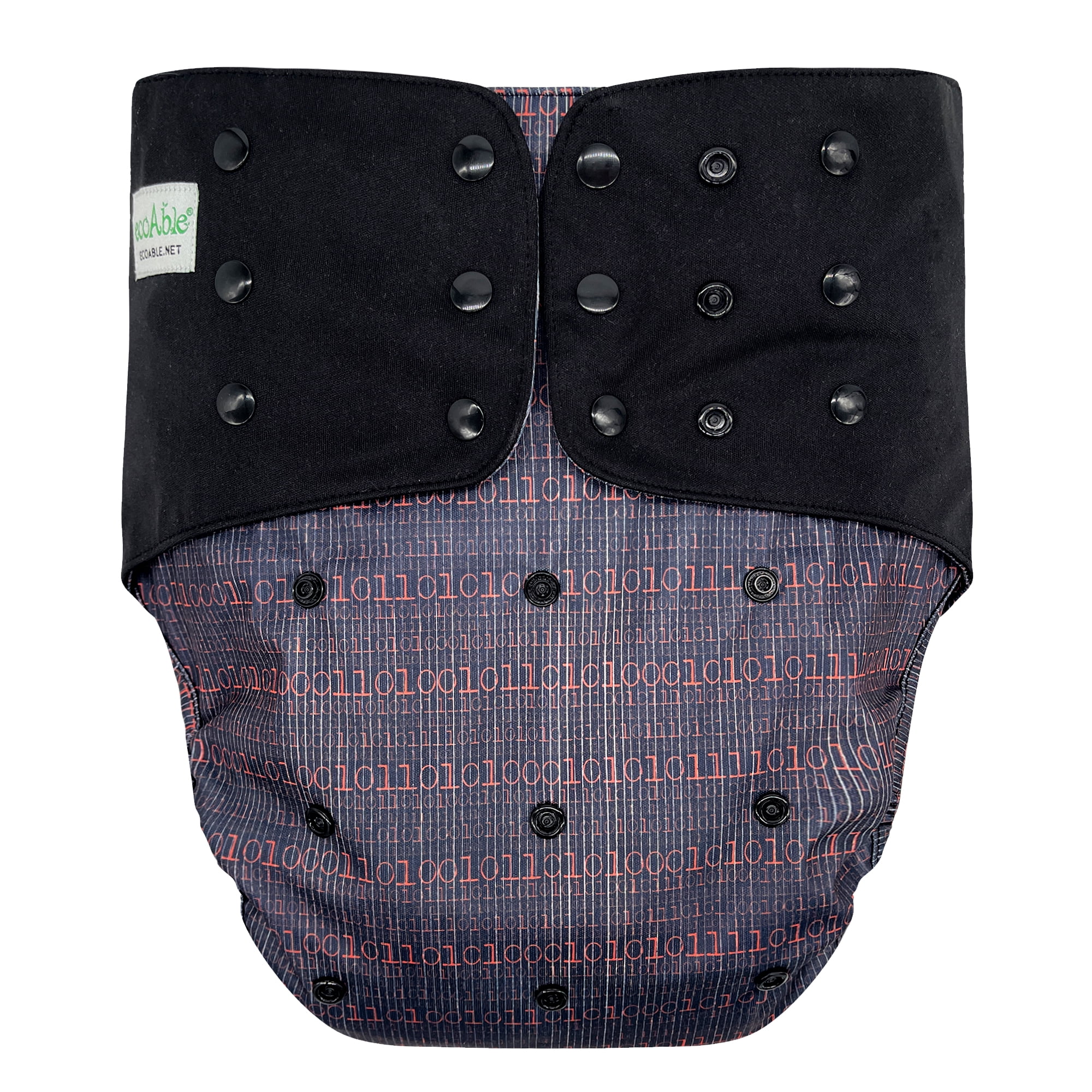 EcoAble Unisex Adult's Cloth Diaper Cover 2.0 - Reusable Incontinence ...