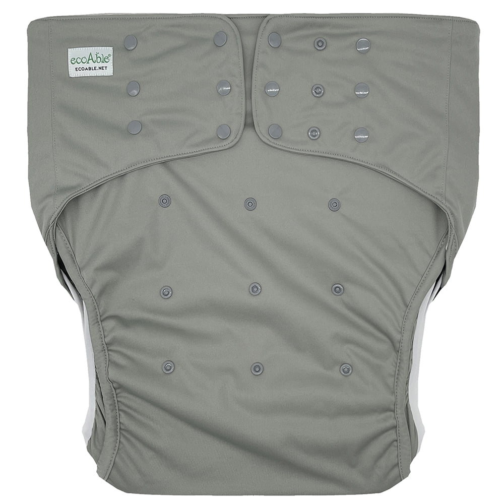 EcoAble Unisex Adult's Cloth Diaper Cover 2.0 - Reusable Incontinence ...