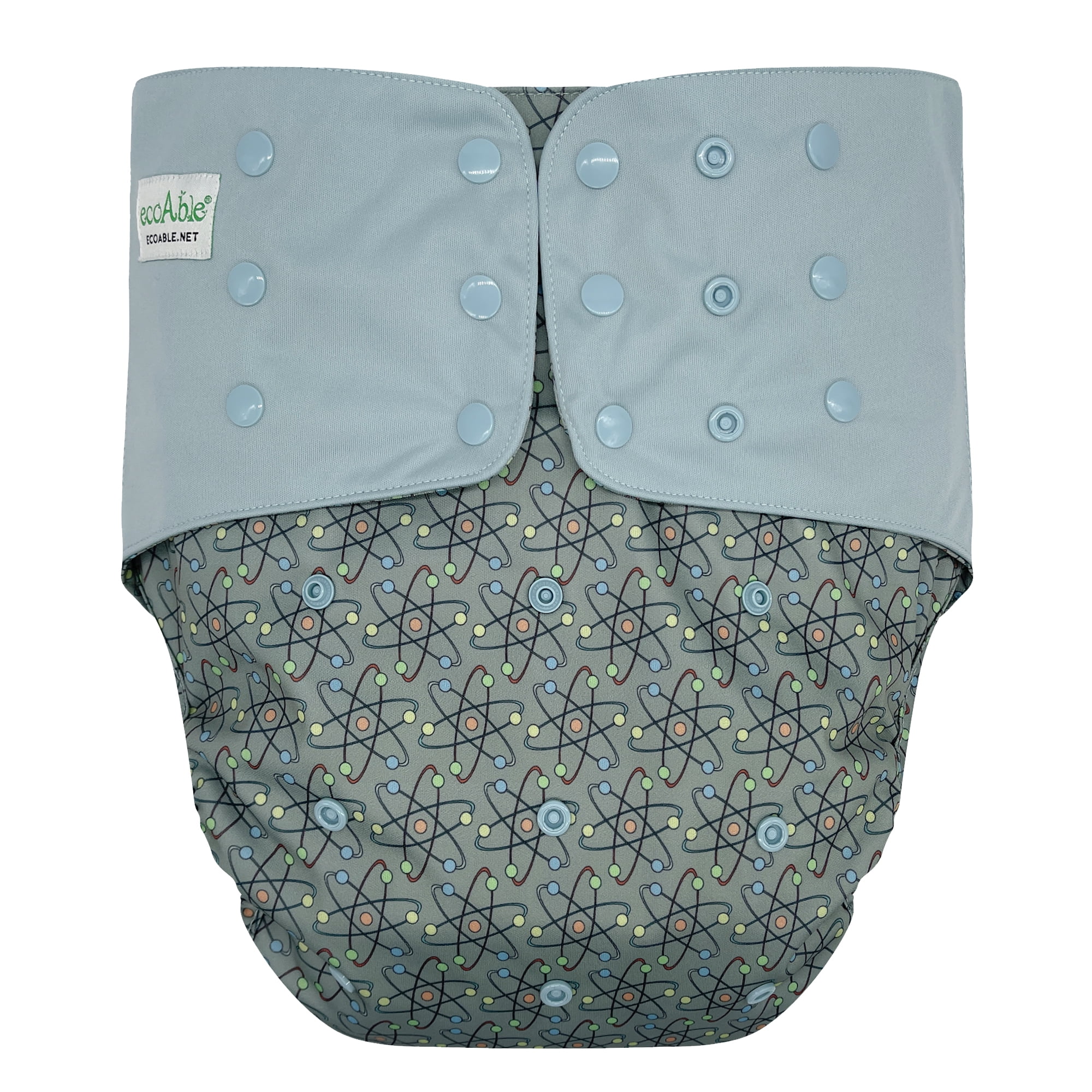 EcoAble Unisex Adult's Cloth Diaper Cover 2.0 - Reusable Incontinence ...