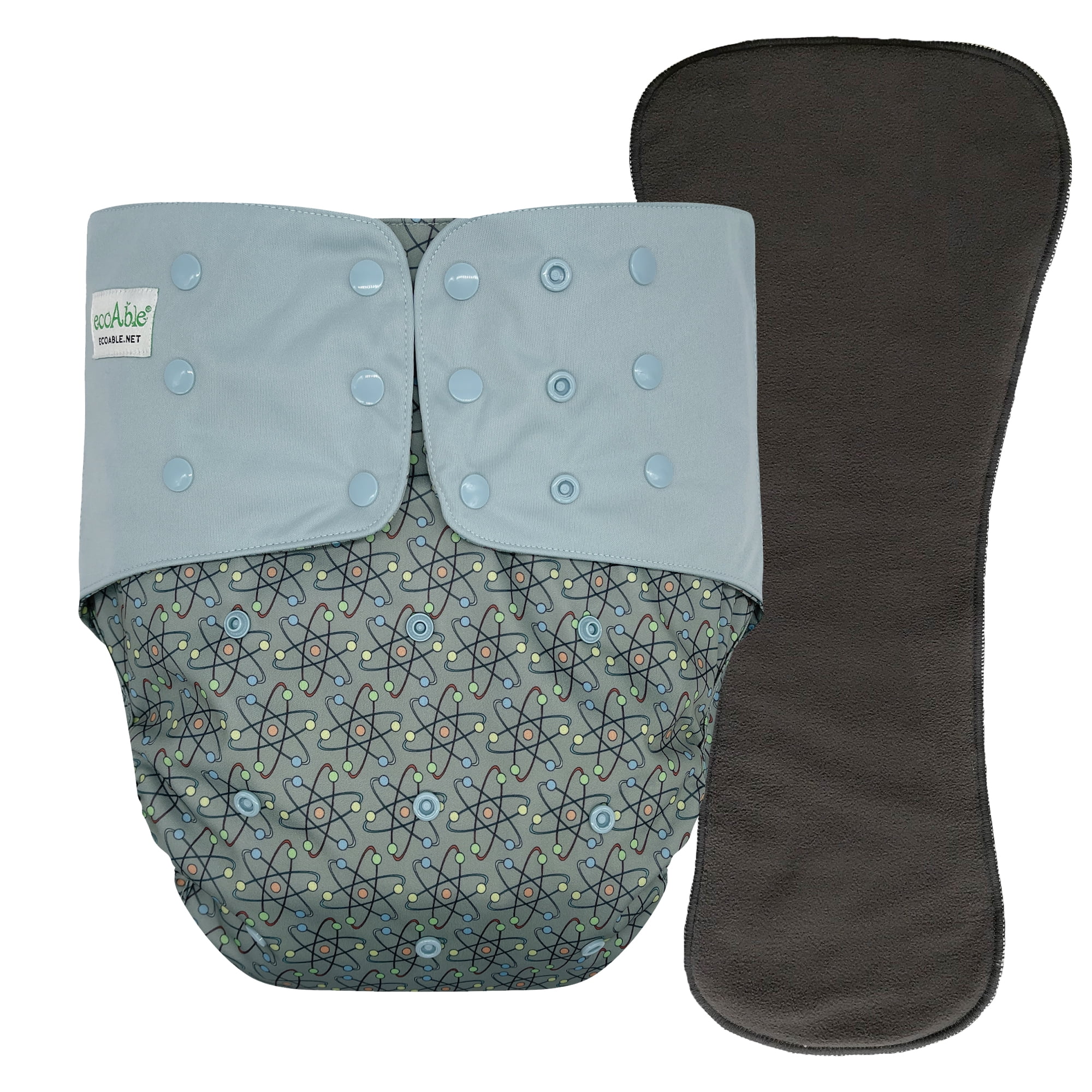 EcoAble Unisex Adult's Cloth Diaper Cover 2.0 - Reusable Incontinence ...