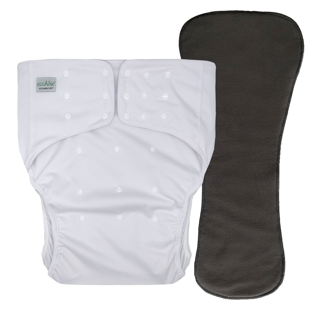 EcoAble Unisex Adult's Cloth Diaper Cover 2.0 - Reusable Incontinence ...