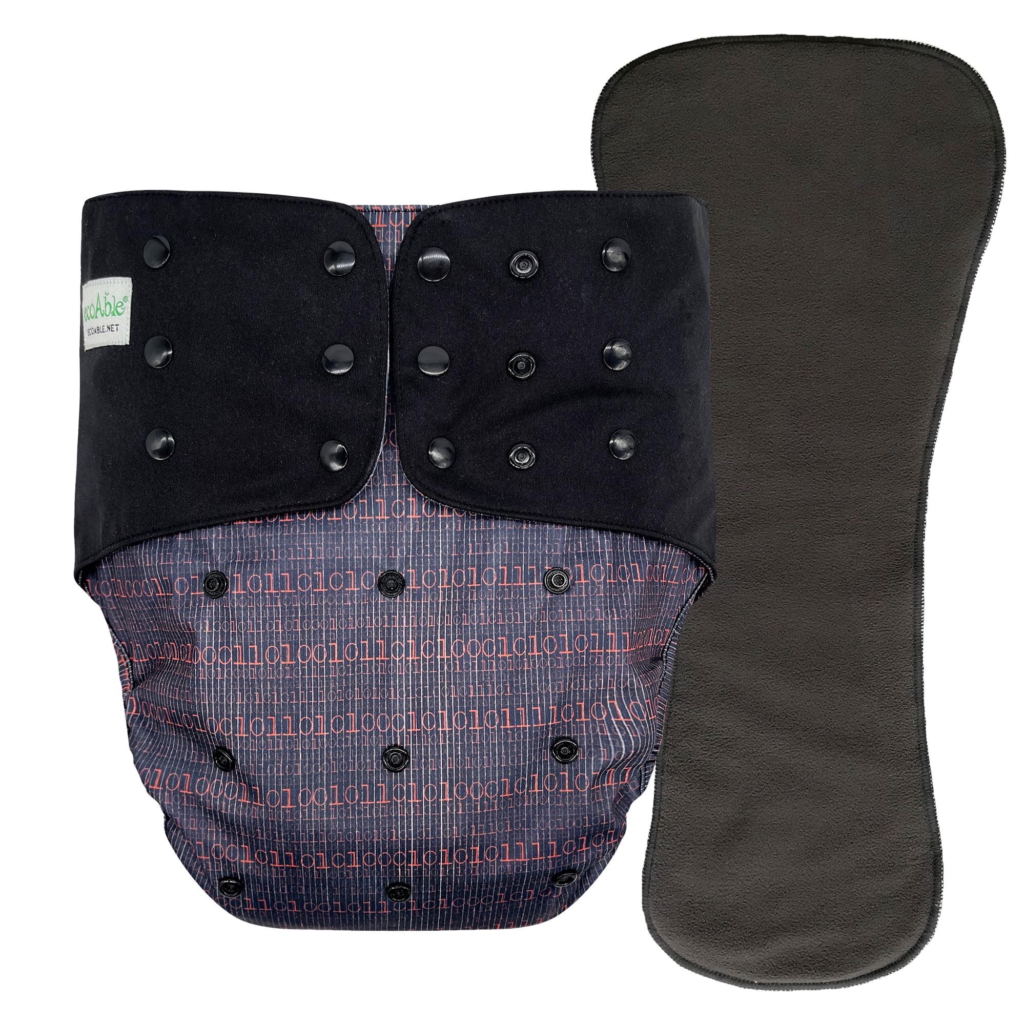 EcoAble Unisex Adult's Cloth Diaper Cover 2.0 - Reusable Incontinence ...