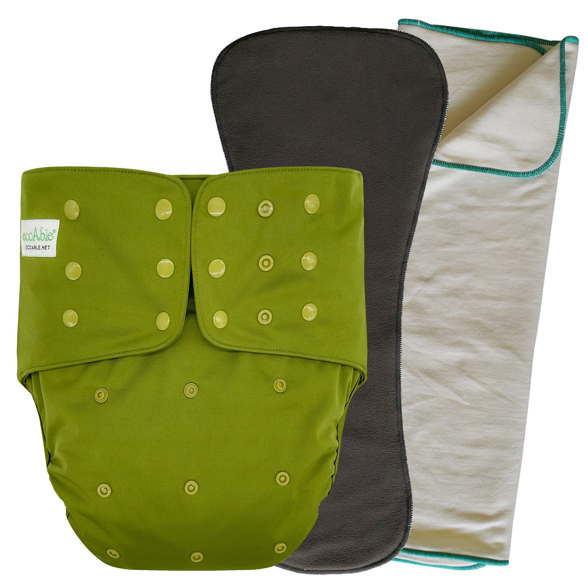 EcoAble Unisex Adult's Cloth Diaper Cover 2.0 - Reusable Incontinence ...