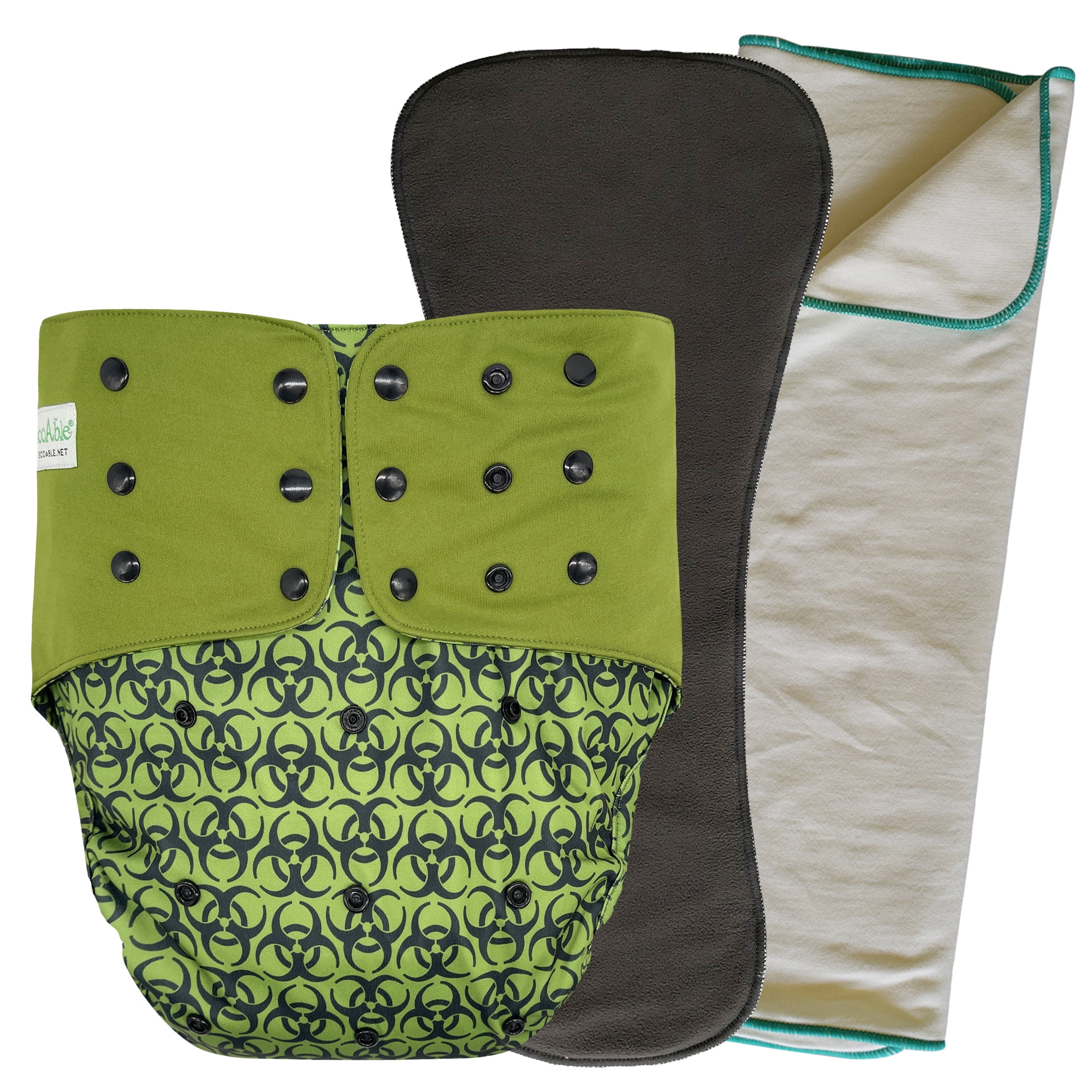 EcoAble Unisex Adult's Cloth Diaper Cover 2.0 - Reusable Incontinence ...