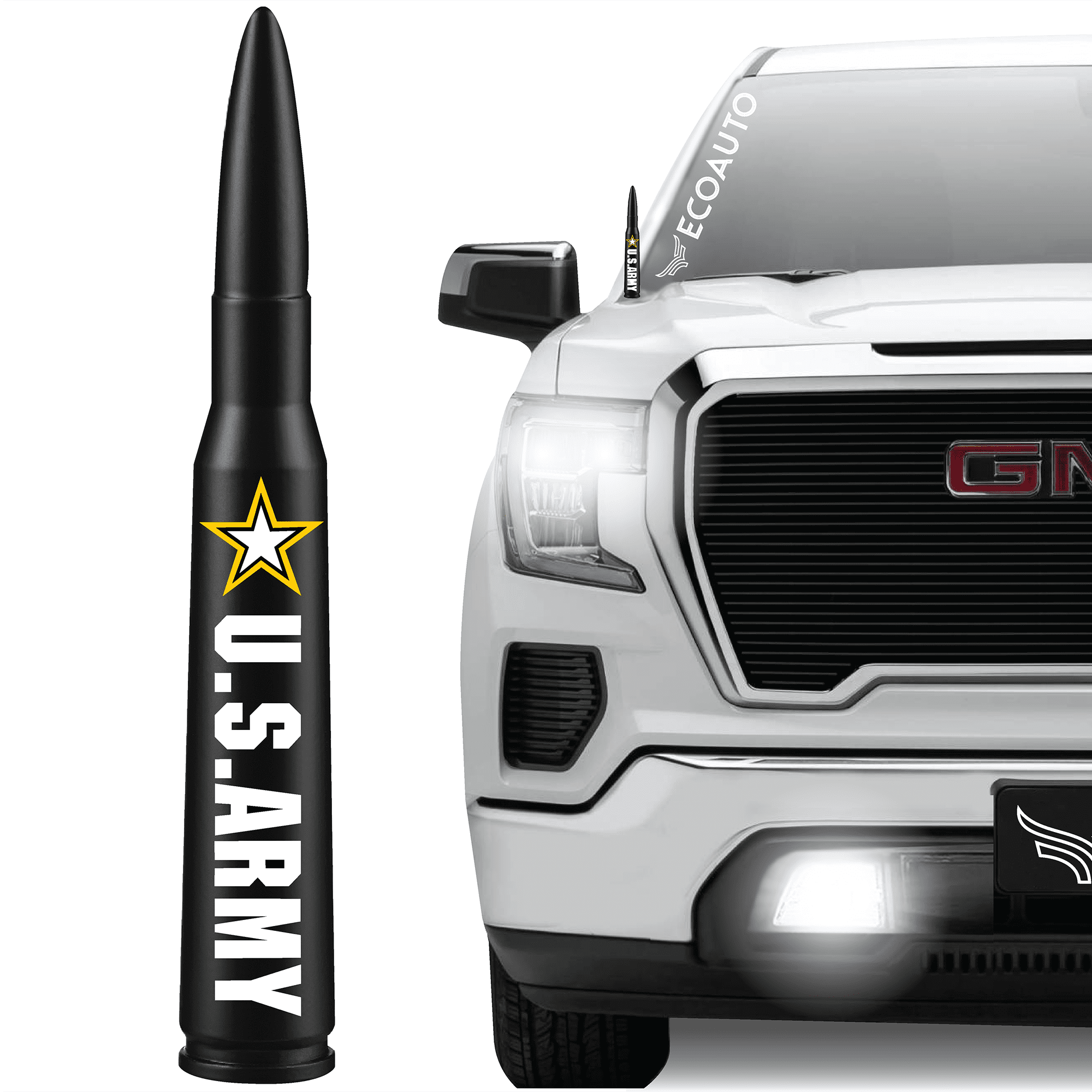 EcoAuto Car Antenna Topper Fits All Chevy & GMC Truck Model Years ...