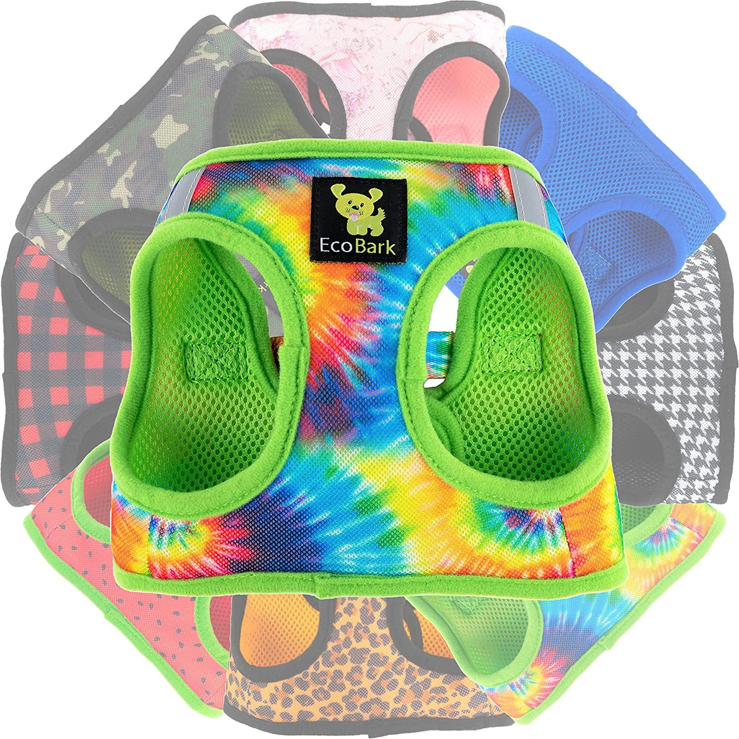 EcoBark Pet Supplies Step-In Rapid Fastener Comfort Adjustable Dog ...