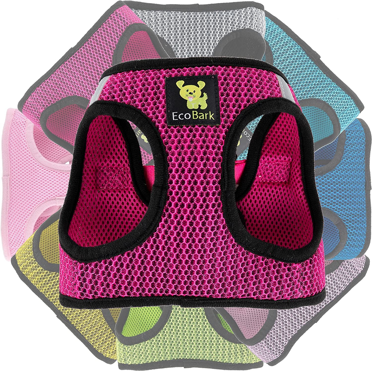 EcoBark Pet Supplies Step-In Rapid Fastener Comfort Adjustable Dog ...