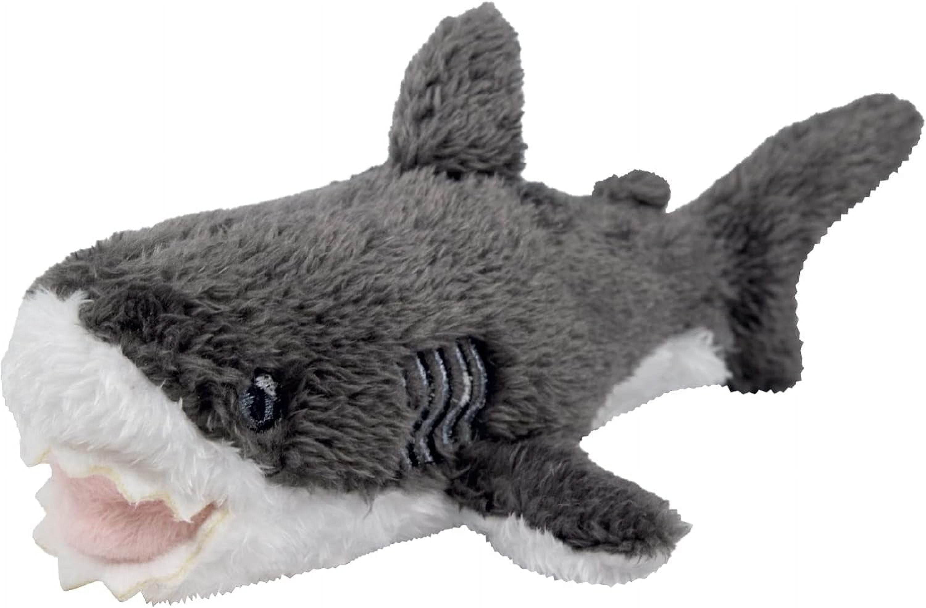 EcoBuddiez - Great White Shark from Deluxebase. Mini 22cm Soft Plush ...