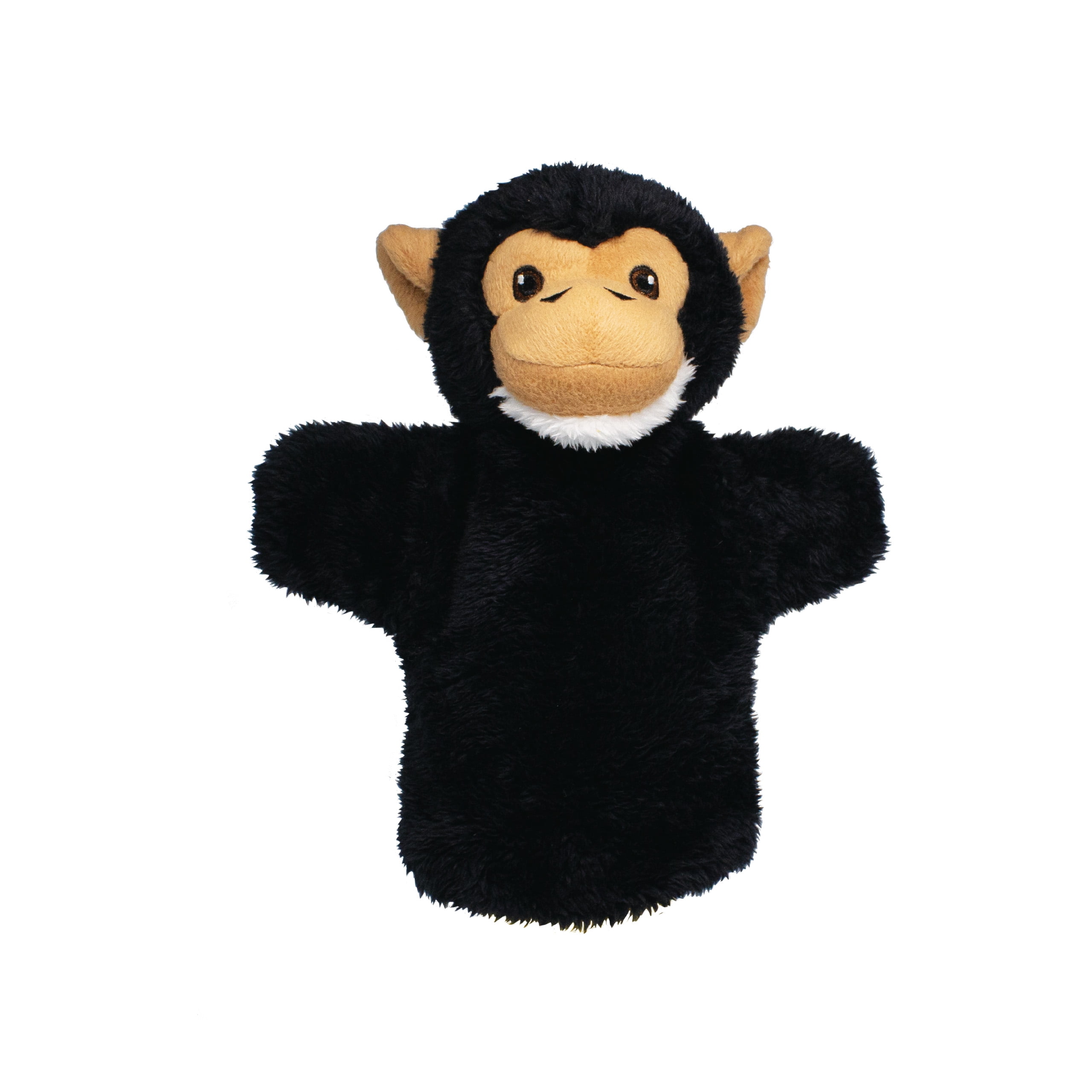 EcoBuddiez Hand Puppet - Chimp from Deluxebase. Chimpanzee Plush Hand ...