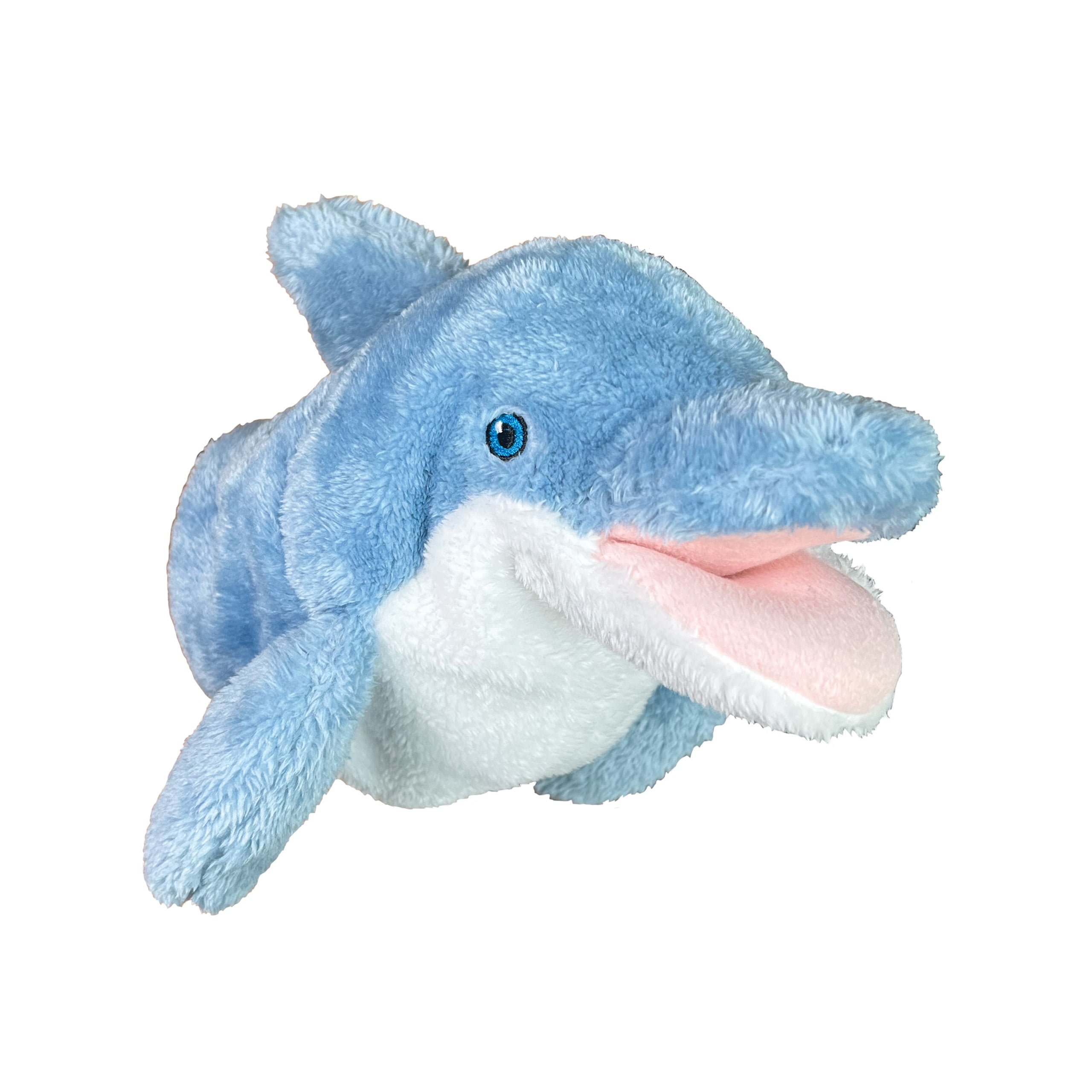 EcoBuddiez Hand Puppet - Dolphin from Deluxebase. Dolphin Plush Hand ...