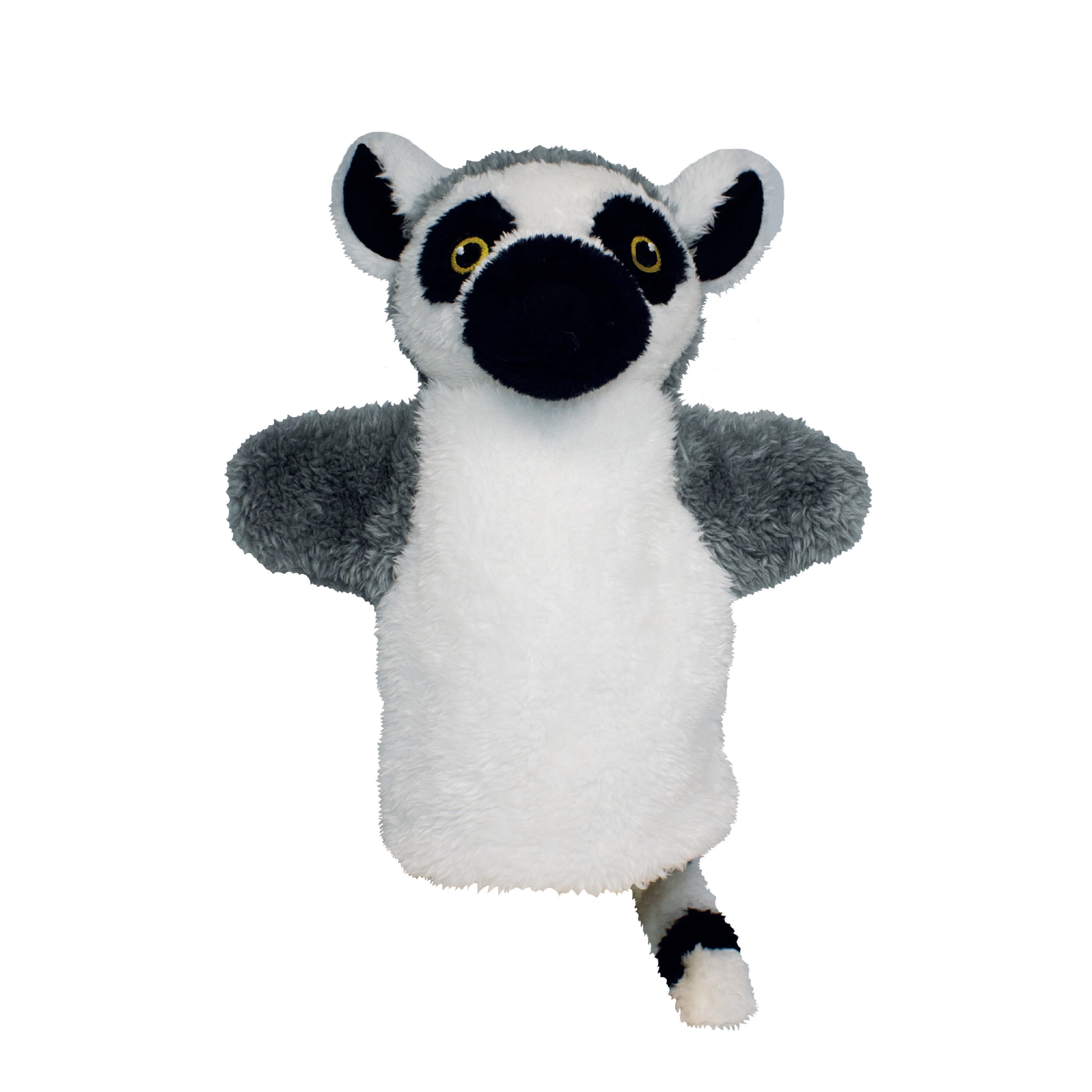 EcoBuddiez Hand Puppet Lemur by Deluxebase. Plush Puppet Toy for Kids ...