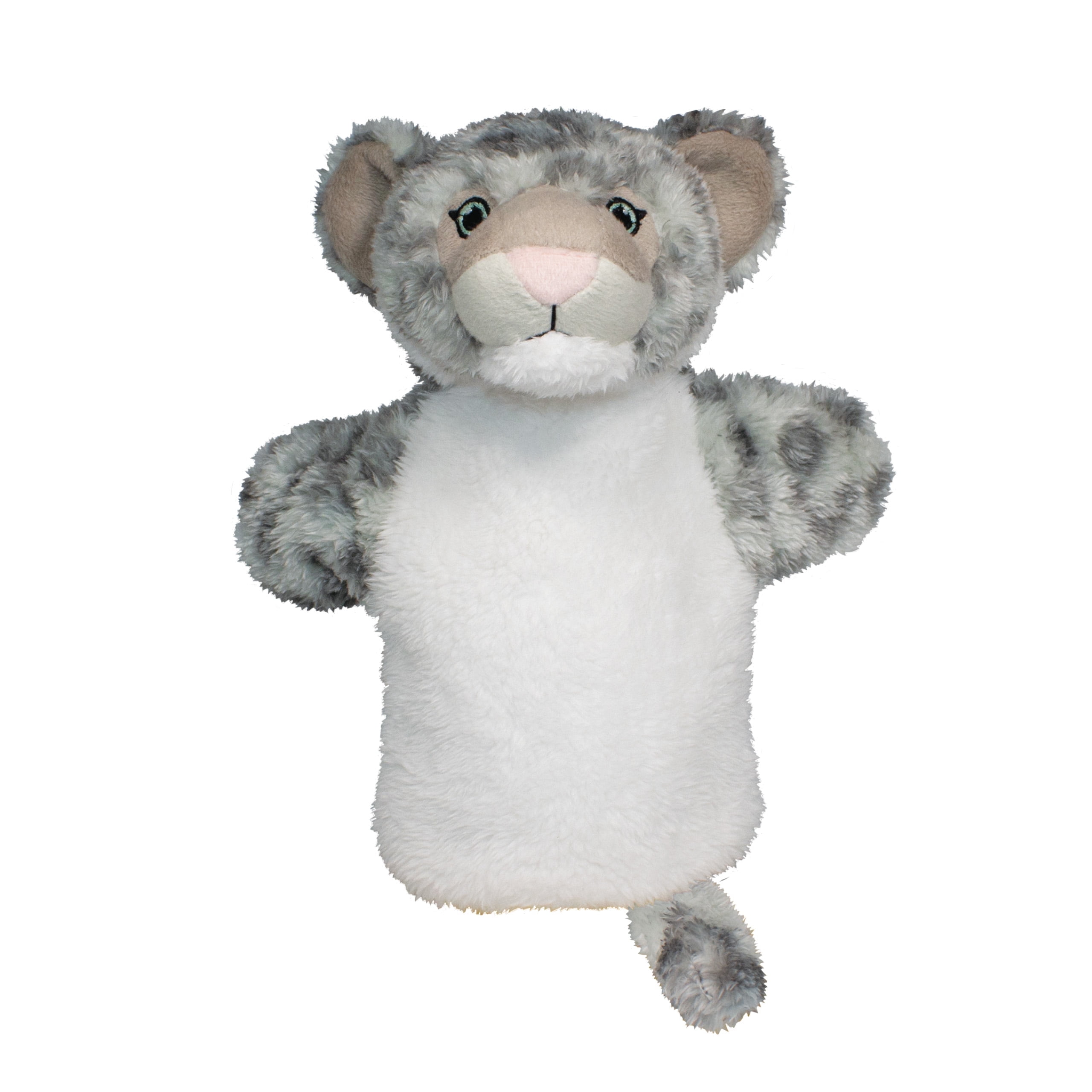 EcoBuddiez Snow Leopard Puppet by Deluxebase Plush Hand Puppet Made ...