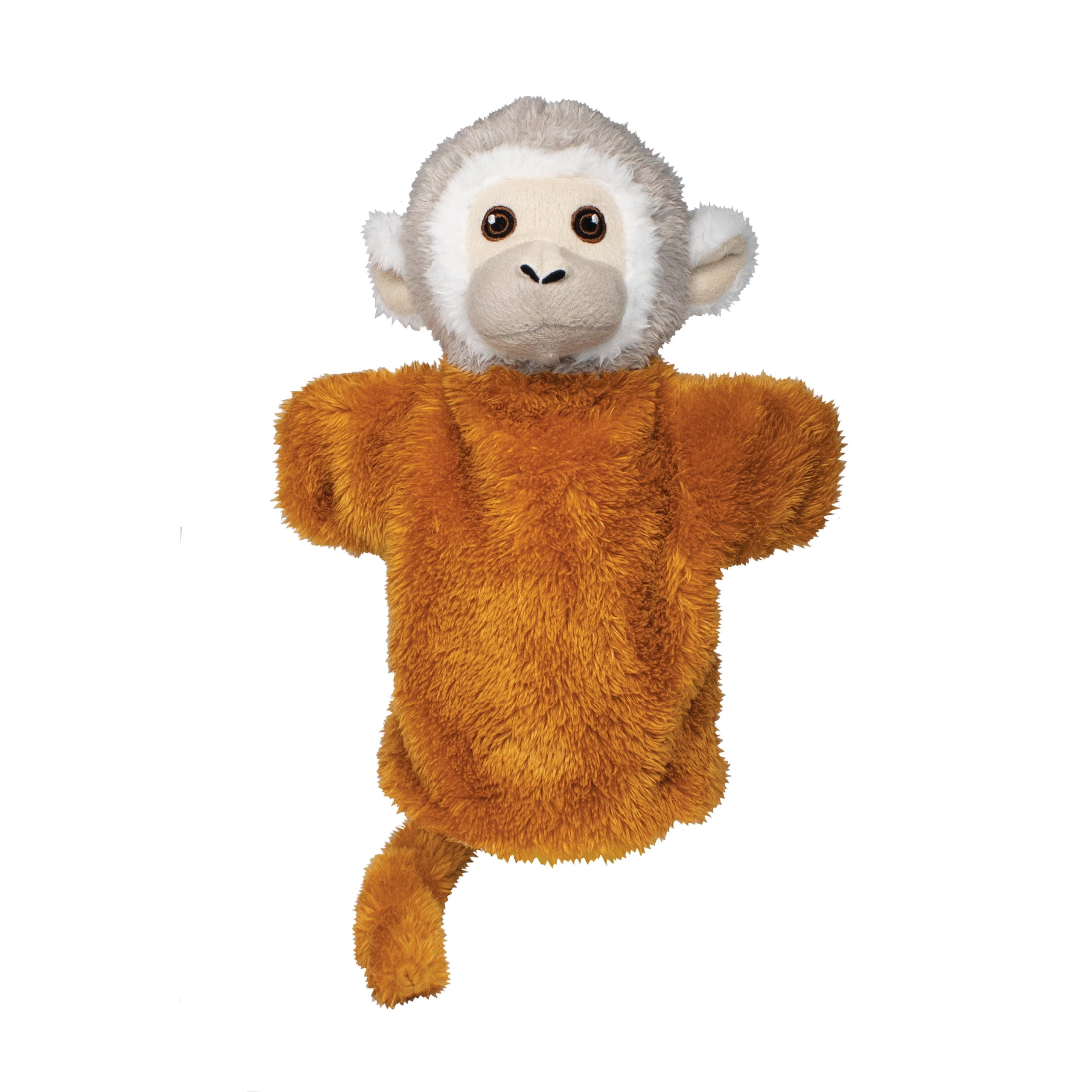 EcoBuddiez Squirrel Monkey Puppet by Deluxebase – Eco Plush Hand Puppet ...
