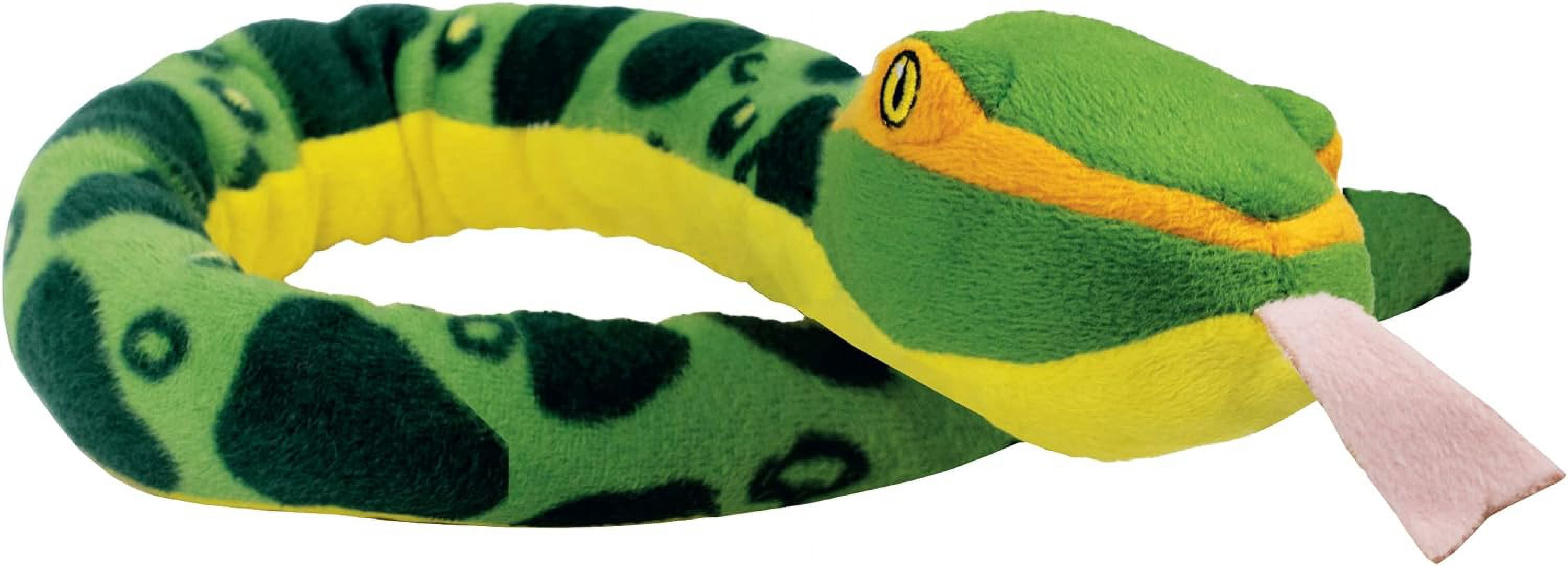 EcoBuddiez Sssnakes - Anaconda from Deluxebase. Small 70cm Soft Toy ...