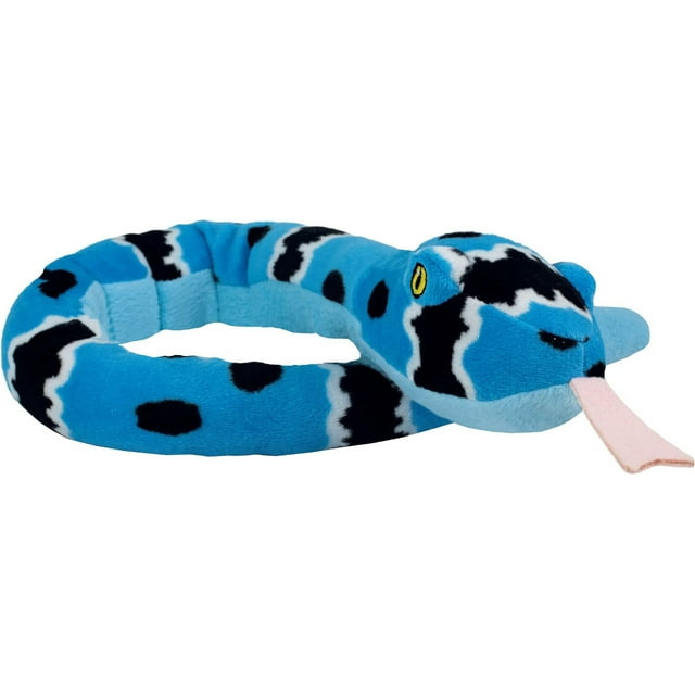 EcoBuddiez Sssnakes - Blue Rock Rattle from Deluxebase. Small 70cm Soft ...