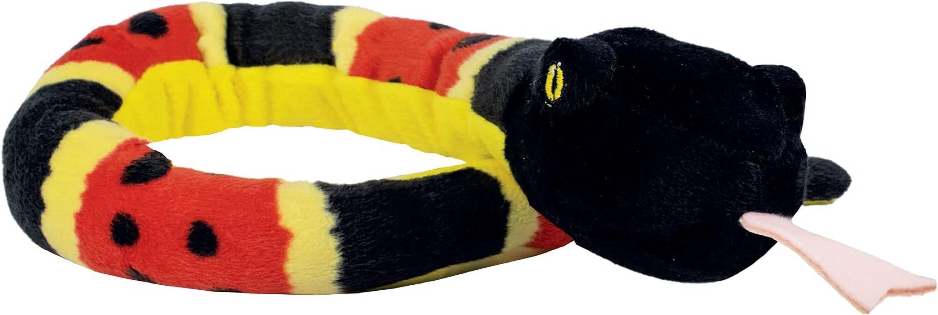EcoBuddiez Coral Snake by Deluxebase. 70cm Soft Plush Toy Made from ...