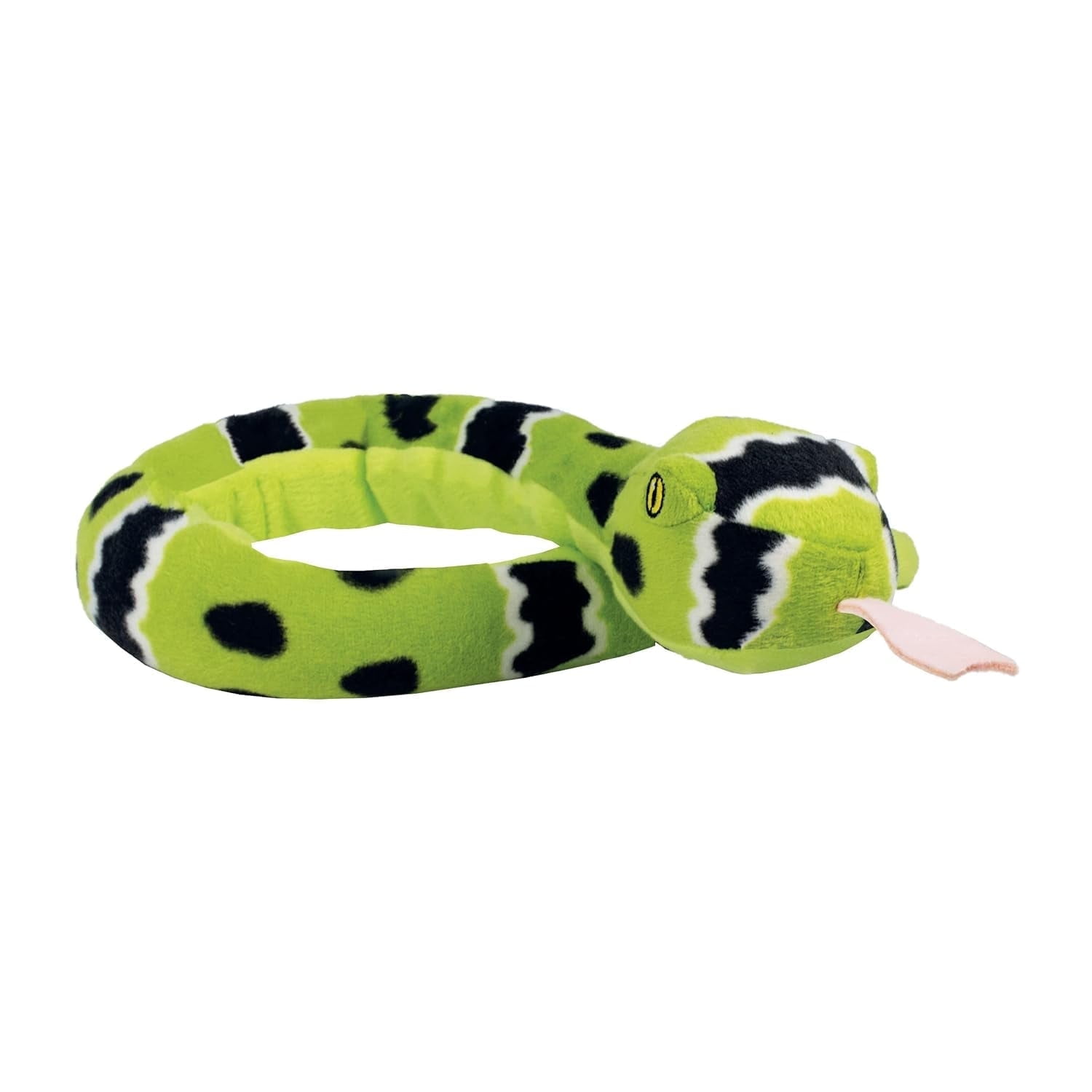 EcoBuddiez Sssnakes Green Rock Rattle – 70cm Plush Snake Toy Made from ...