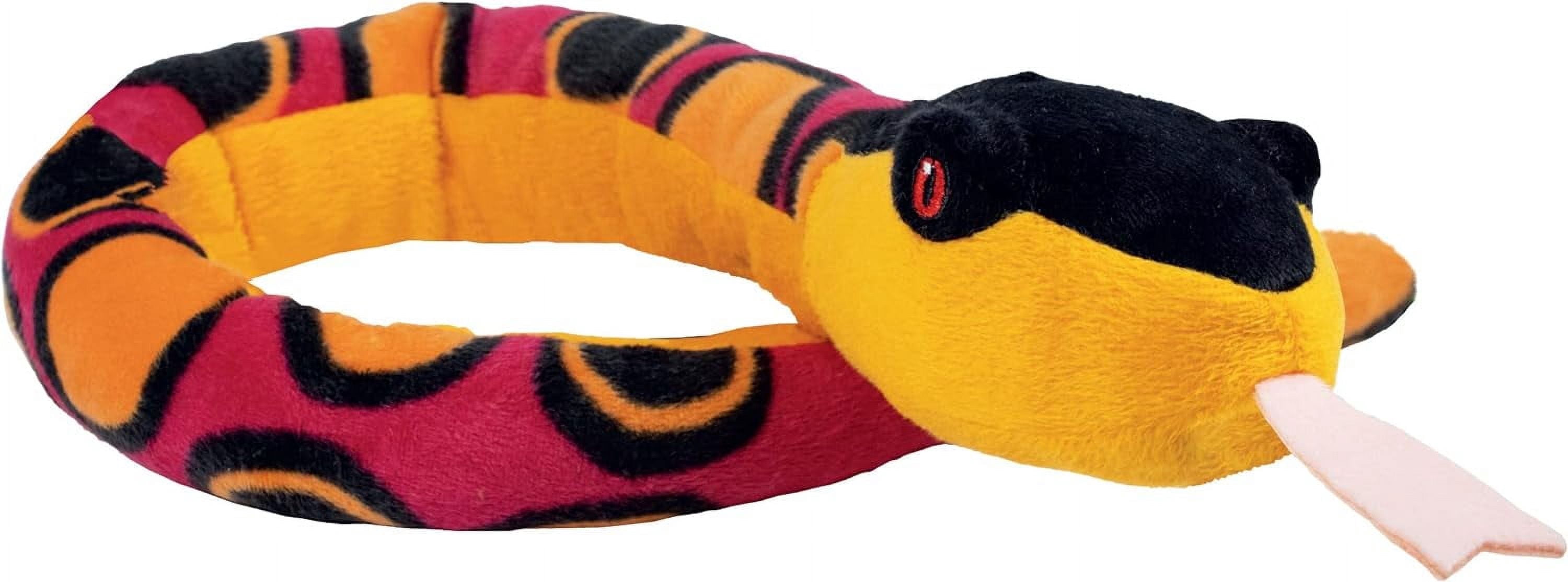 EcoBuddiez Sssnakes Rainbow Boa from Deluxebase 70cm Soft Plush Snake ...