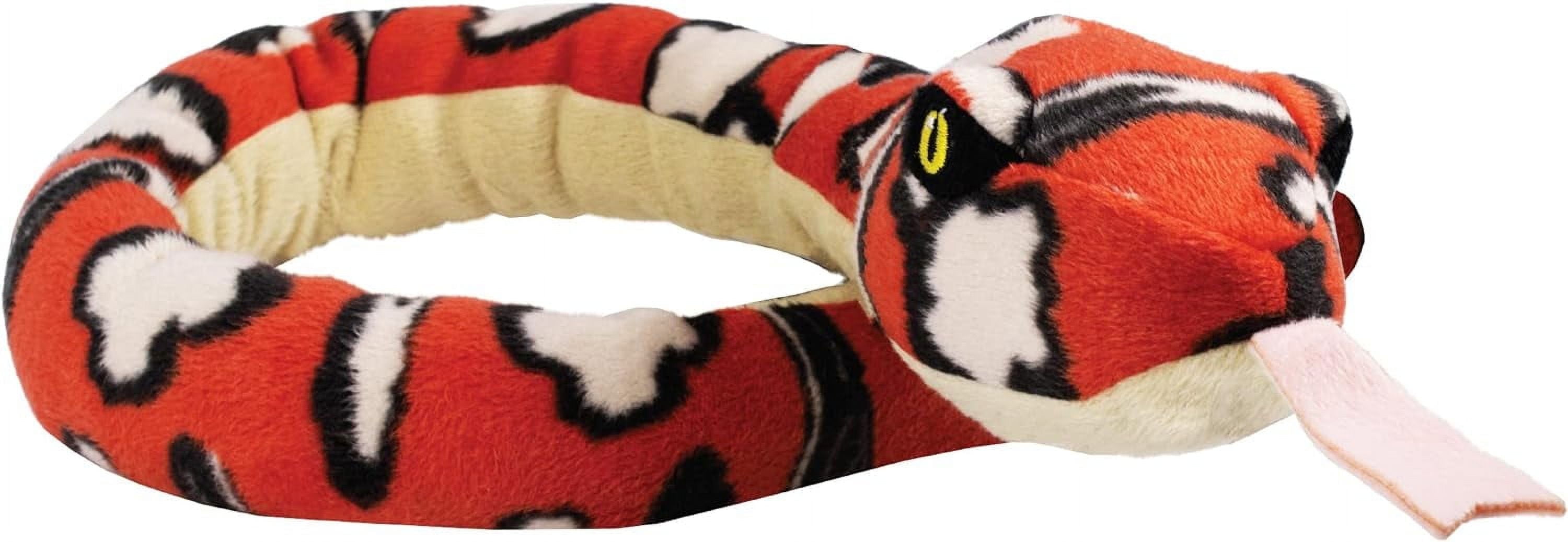 EcoBuddiez Sssnakes Red Tree Python from Deluxebase 70cm Soft Plush ...