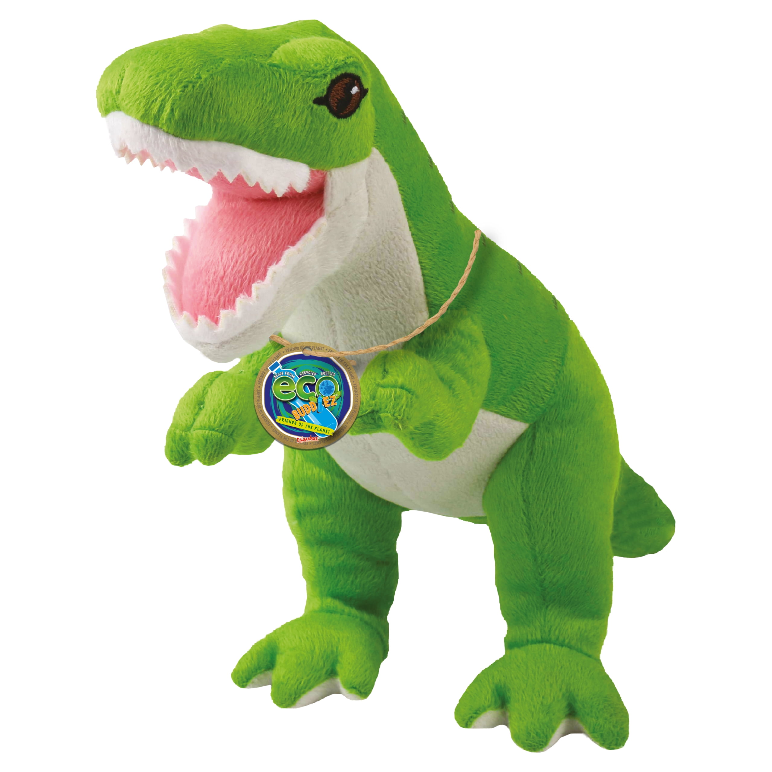 EcoBuddiez - T-Rex from Deluxebase. Medium 8 inch Soft Dinosaur Toy ...